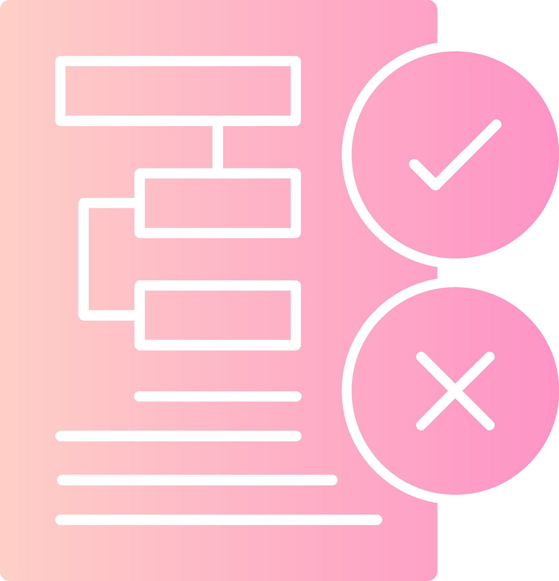 Decision Solid Multi Gradient Icon 40942584 Vector Art at Vecteezy