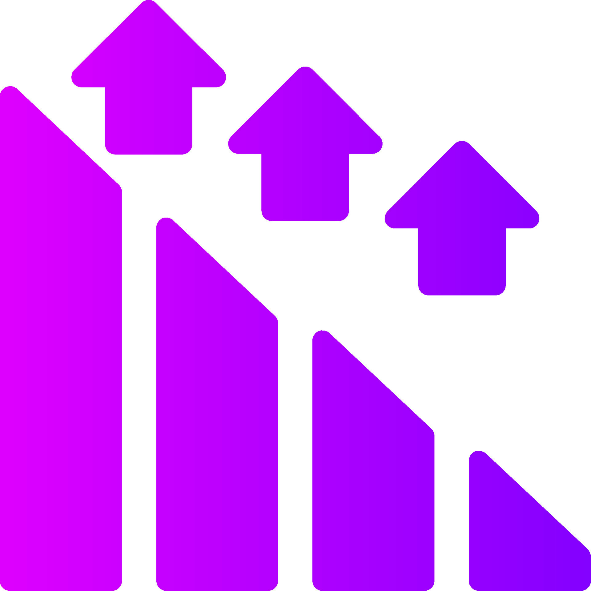 Elevate Edge Solid Multi Gradient Icon 40946299 Vector Art at Vecteezy