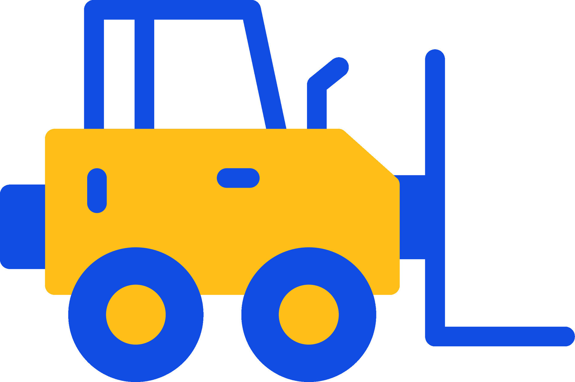 Forklift Flat Two color Icon 40947123 Vector Art at Vecteezy Forklift Flat Two color Icon 40947123 Vector Art at Vecteezy