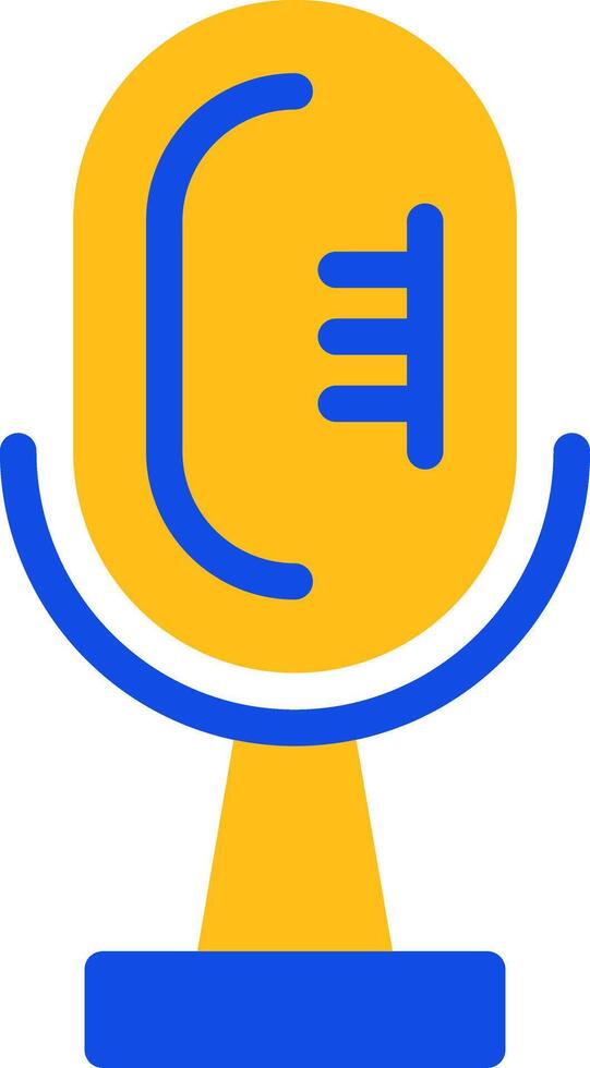 Microphone Flat Two color Icon 40948113 Vector Art at Vecteezy Microphone Flat Two color Icon 40948113 Vector Art at Vecteezy