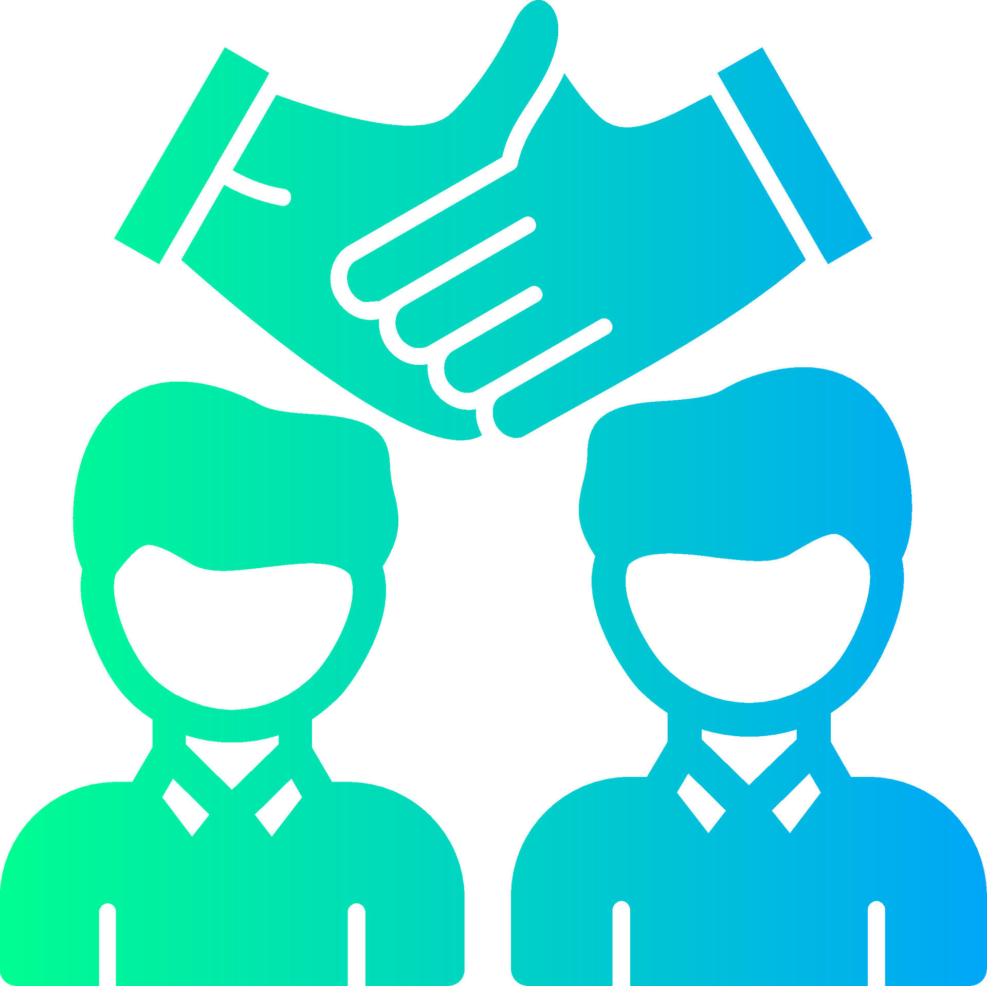 Partnership Solid Multi Gradient Icon 40948242 Vector Art at Vecteezy