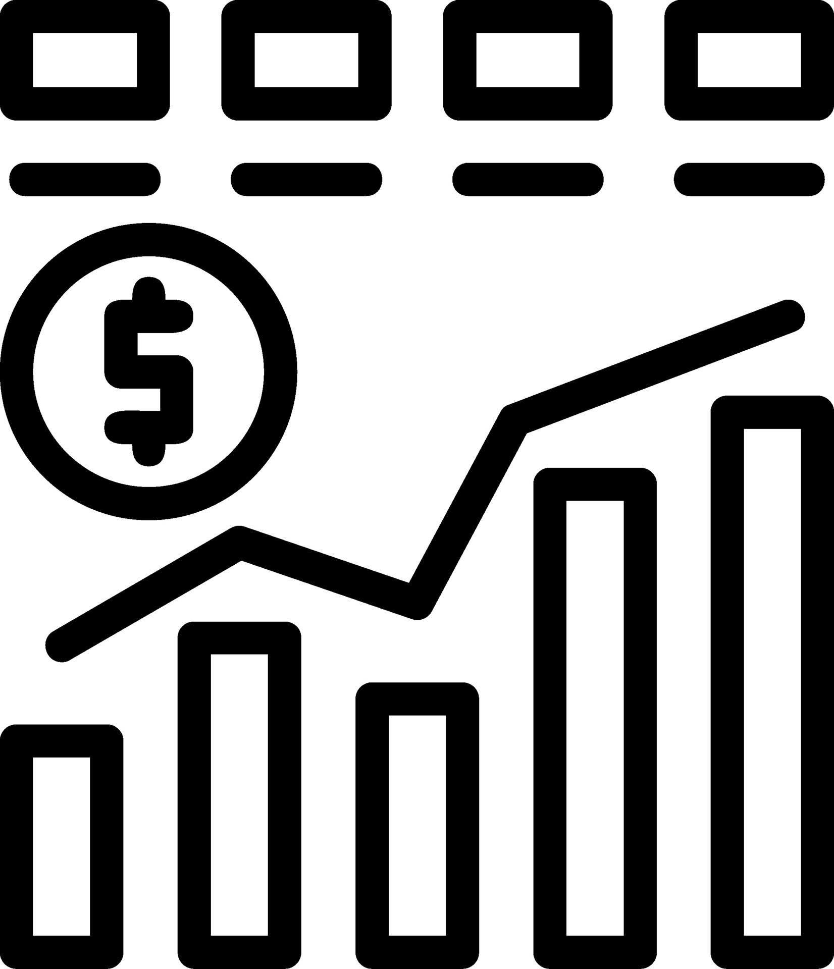 Financial Chart Line Icon 40948403 Vector Art at Vecteezy
