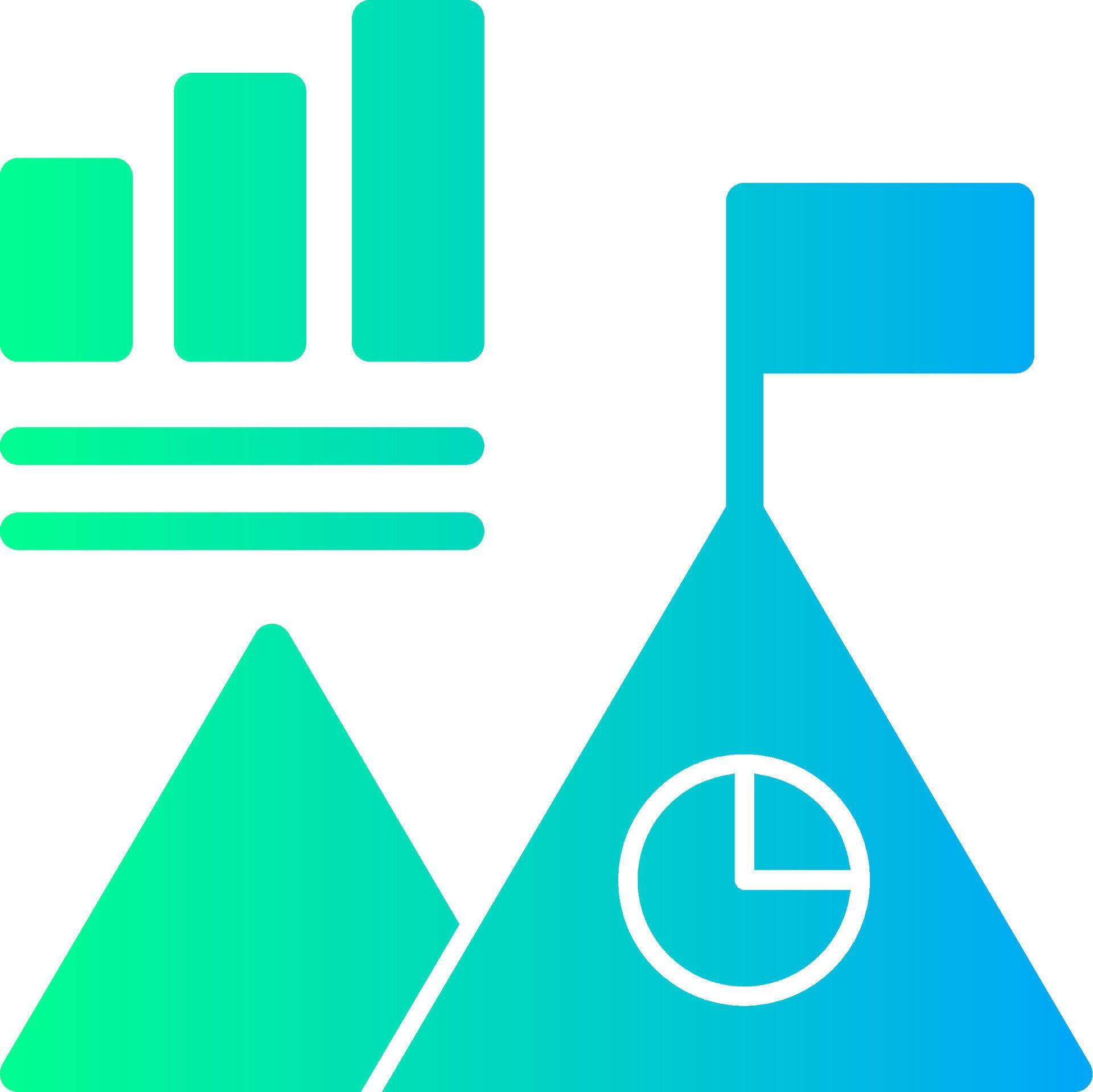 Milestone Solid Multi Gradient Icon 40948525 Vector Art at Vecteezy