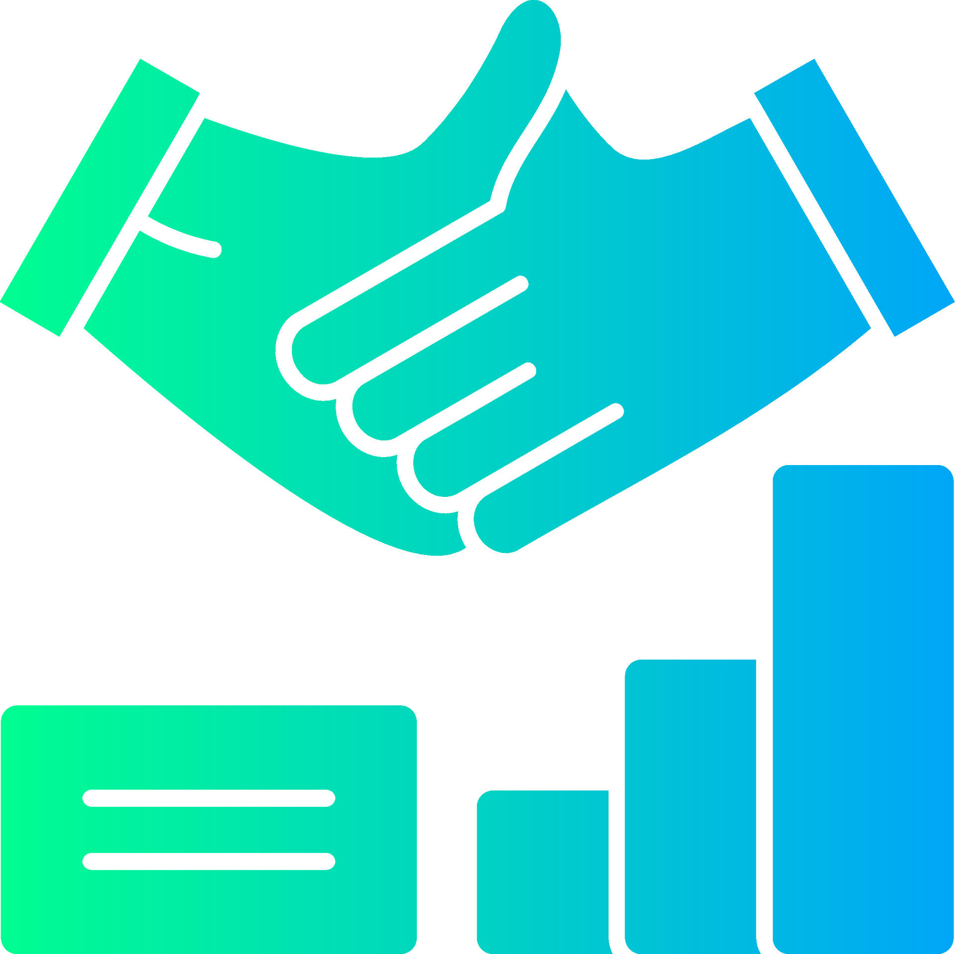 Handshake Solid Multi Gradient Icon 40948604 Vector Art at Vecteezy