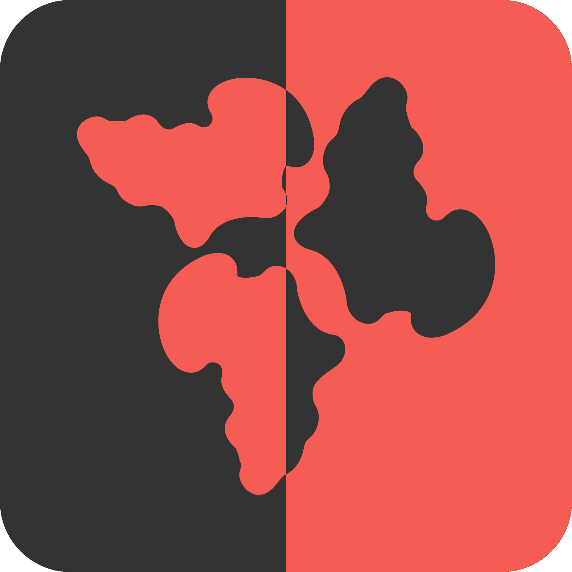 World Map Red Inverse Icon 40948952 Vector Art at Vecteezy