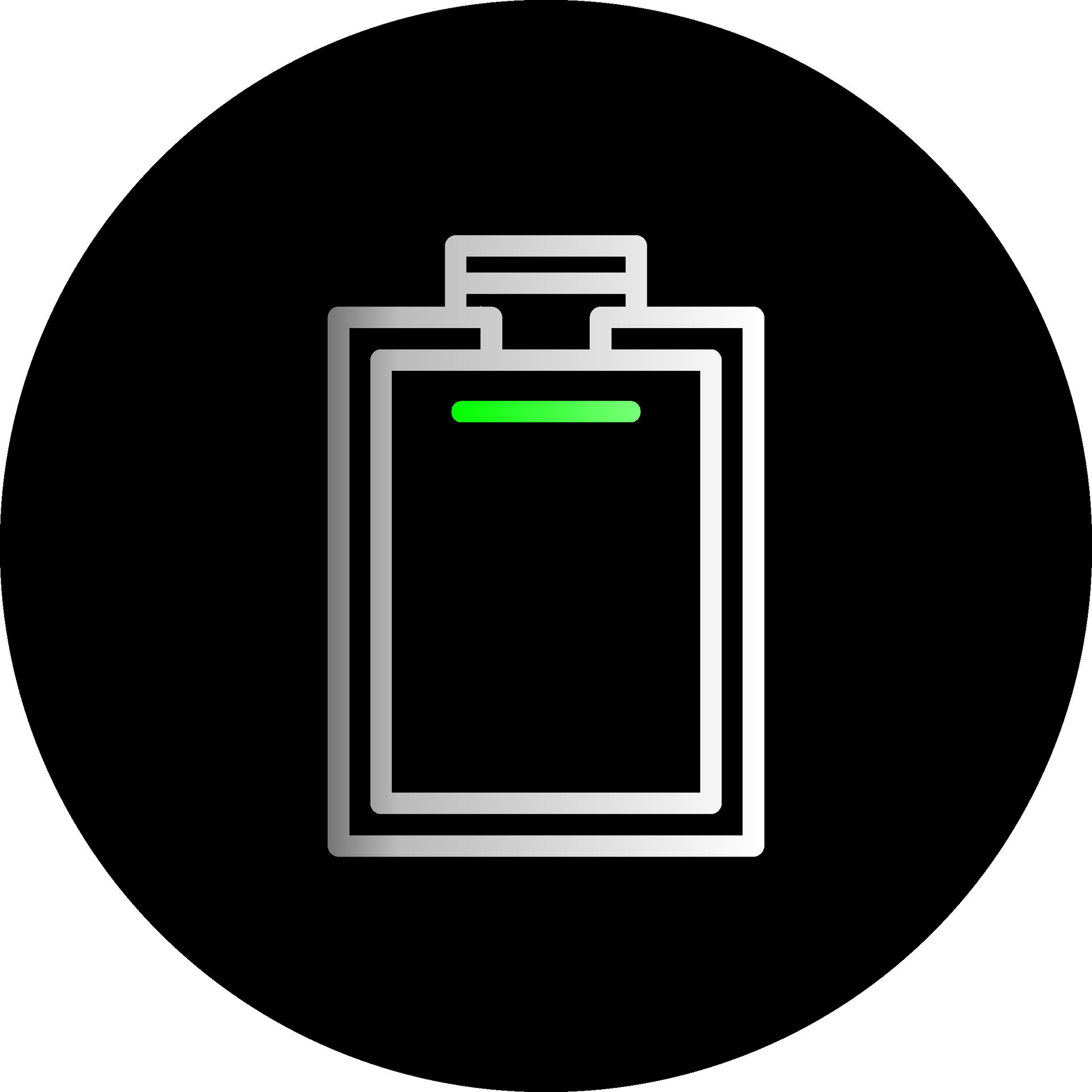 Clipboard Dual Gradient Circle Icon 40949081 Vector Art At Vecteezy