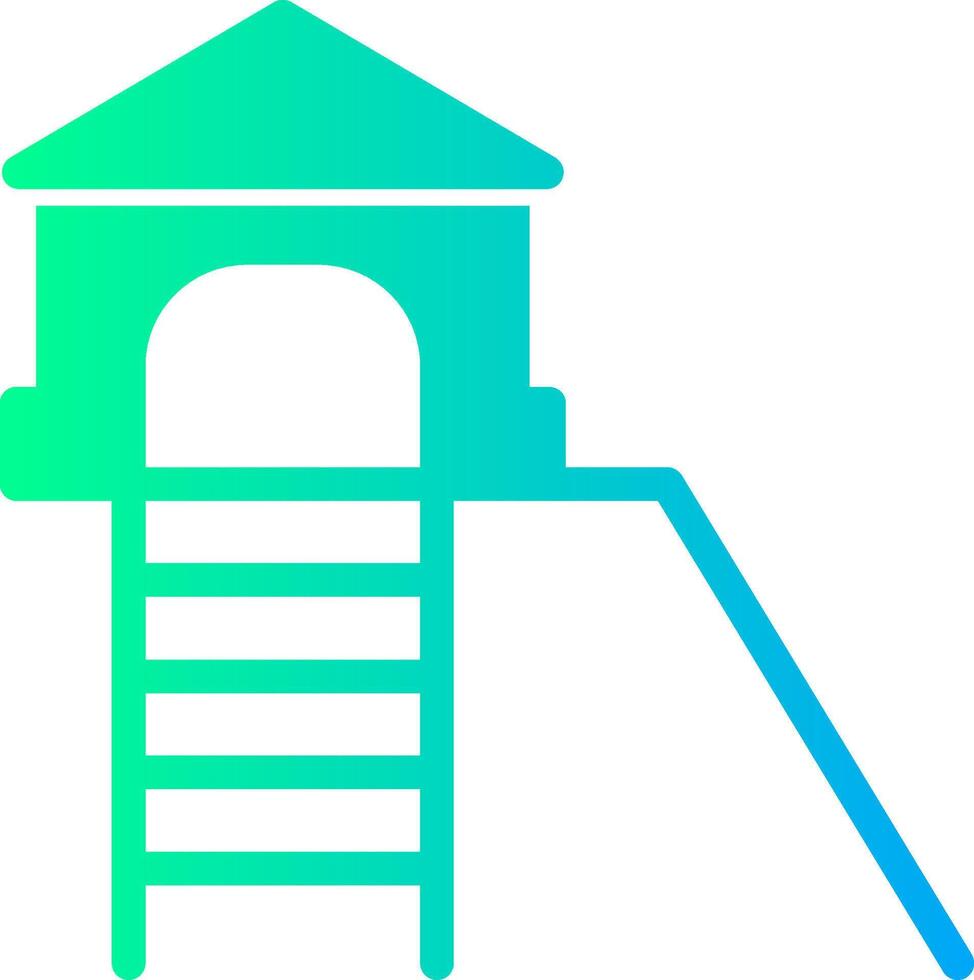 Playhouse Solid Multi Gradient Icon 40949290 Vector Art at Vecteezy
