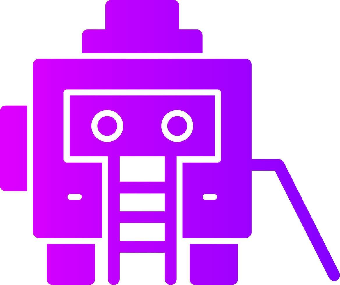 Robot Solid Multi Gradient Icon 40950164 Vector Art At Vecteezy