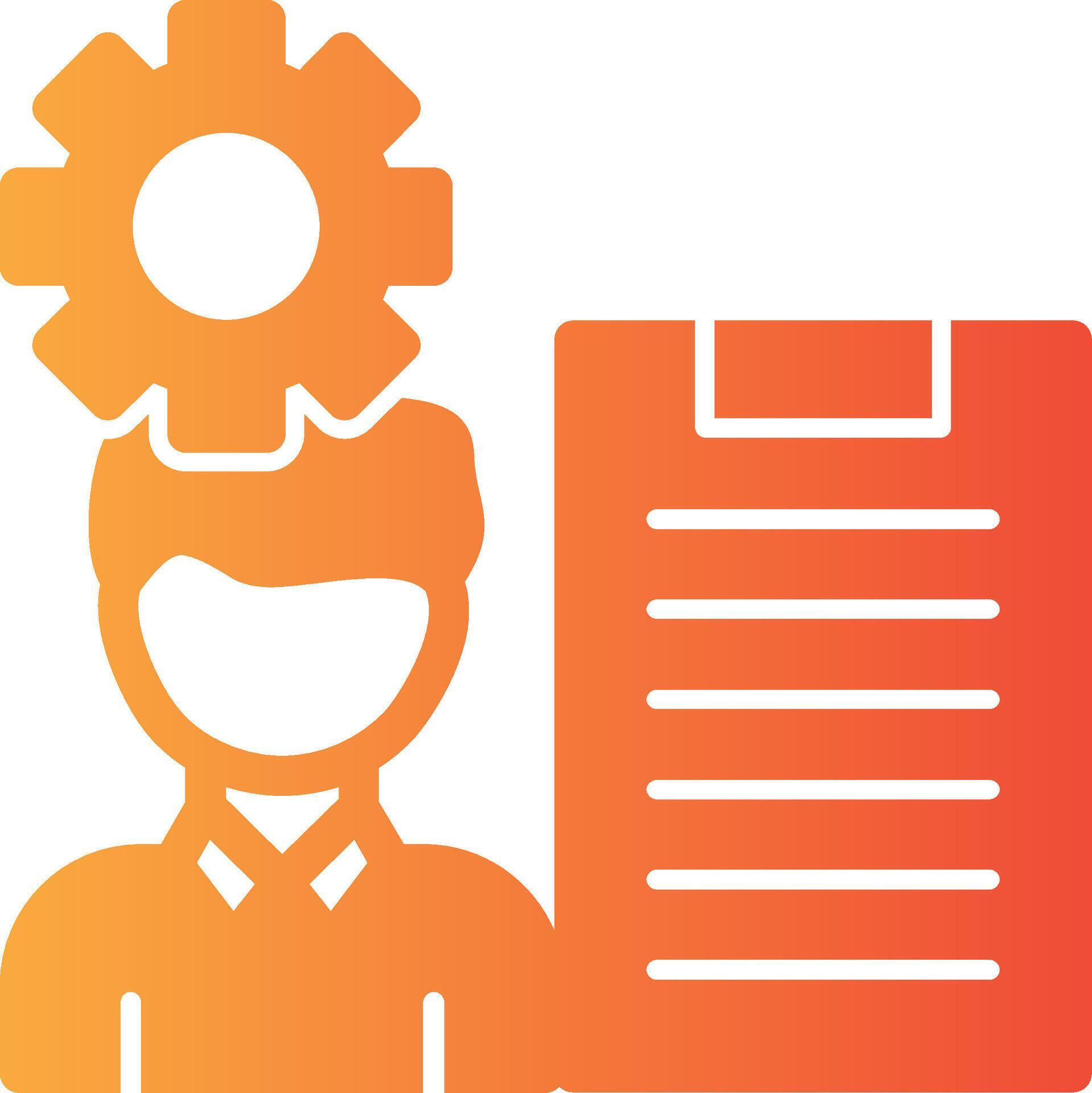 Project Manager Solid Multi Gradient Icon 40951066 Vector Art at Vecteezy