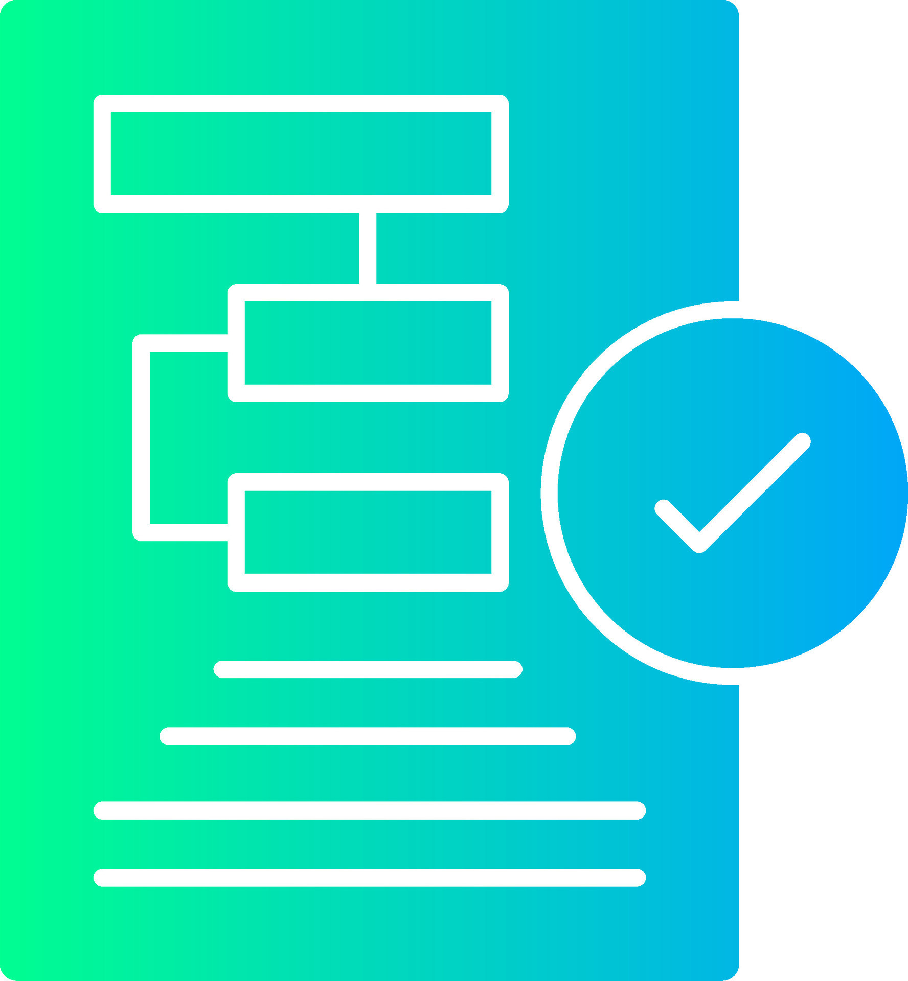 Approval Solid Multi Gradient Icon 40951237 Vector Art at Vecteezy