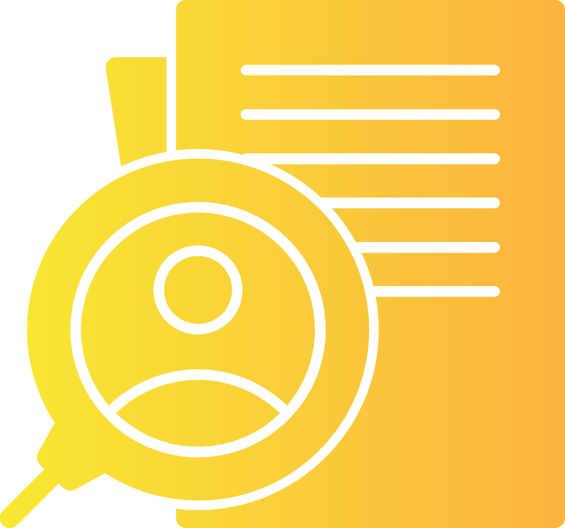 Candidate Solid Multi Gradient Icon 40951708 Vector Art at Vecteezy