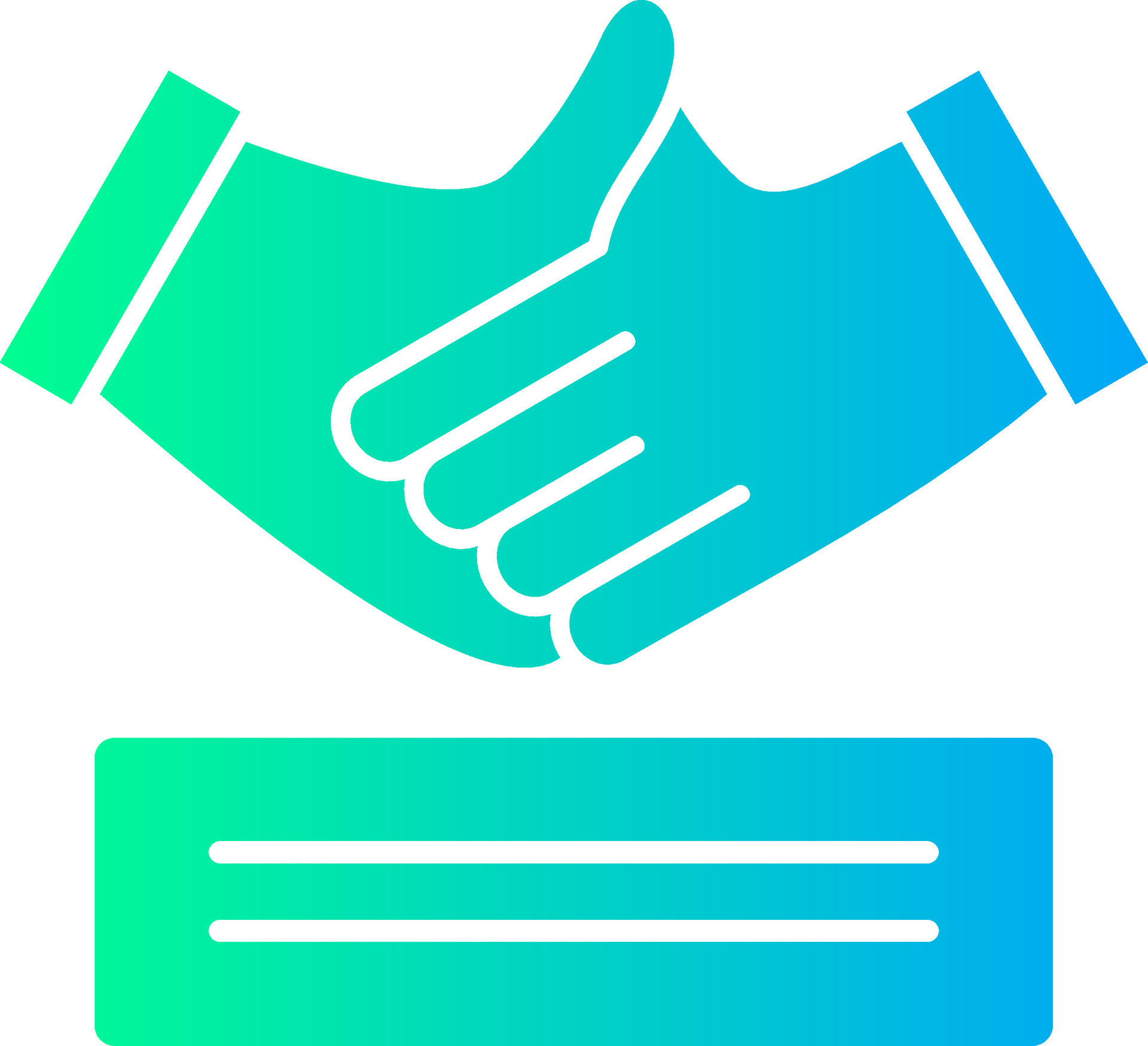 Handshake Solid Multi Gradient Icon 40951729 Vector Art at Vecteezy