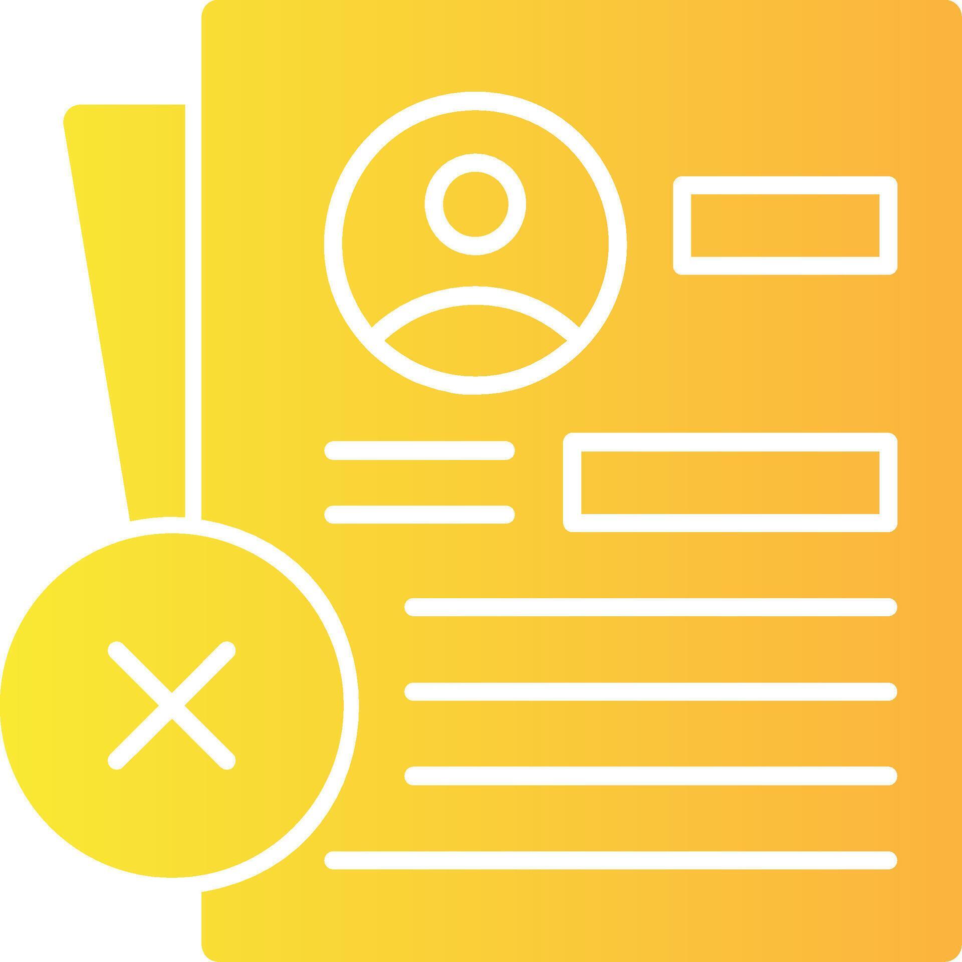 Reject Solid Multi Gradient Icon 40951784 Vector Art at Vecteezy