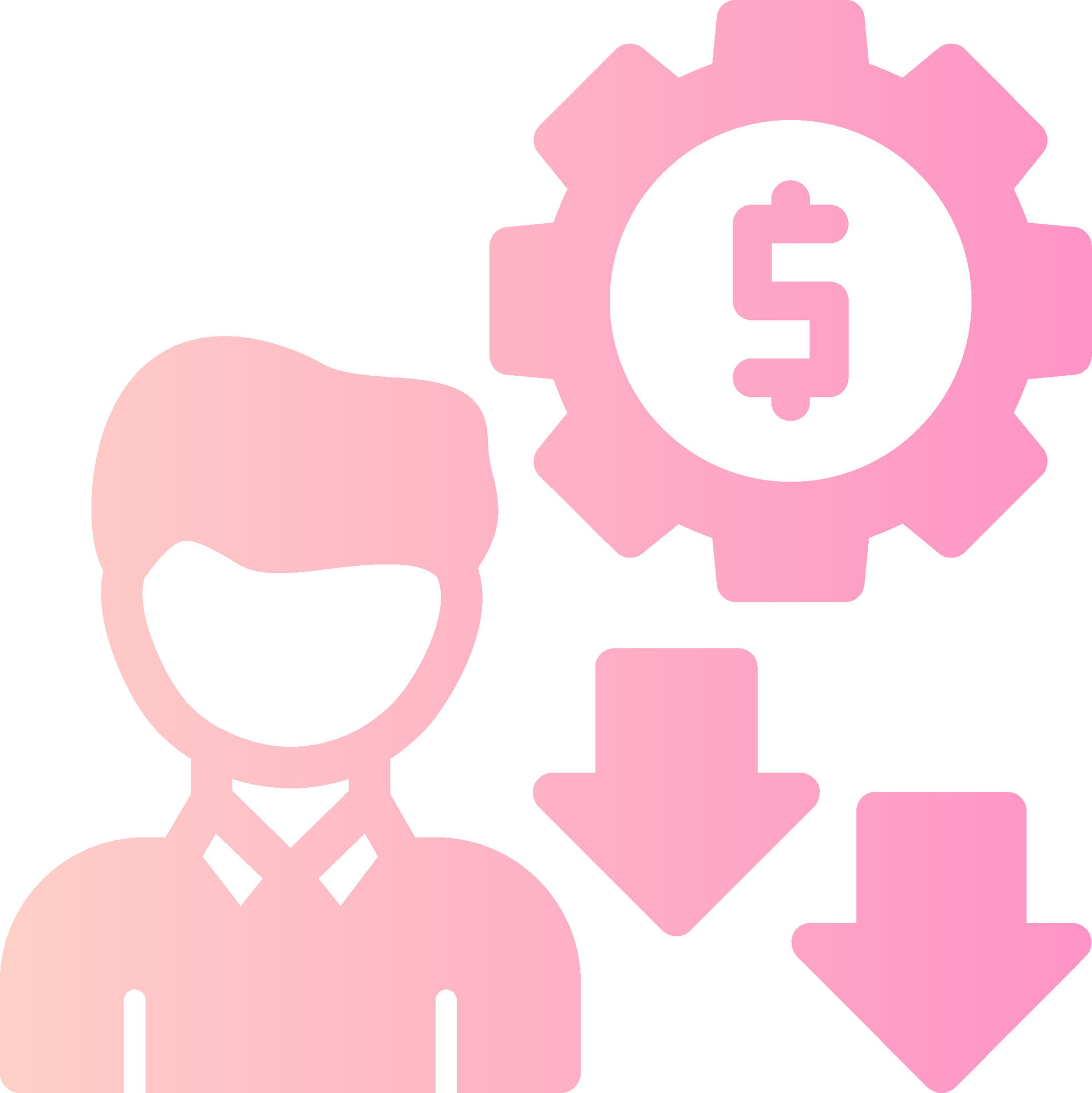 Benefits Solid Multi Gradient Icon 40952246 Vector Art at Vecteezy