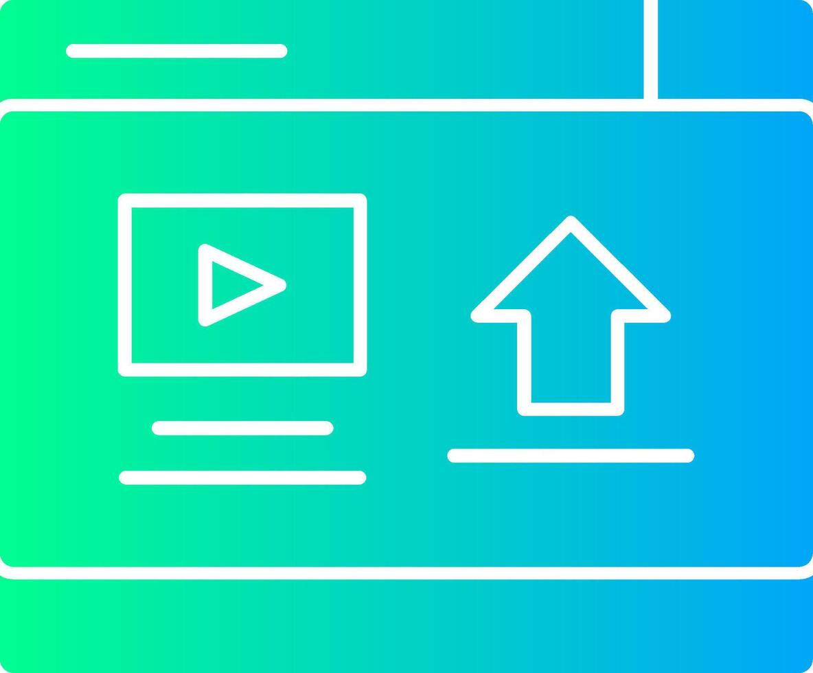 Upload Solid Multi Gradient Icon 40953892 Vector Art at Vecteezy