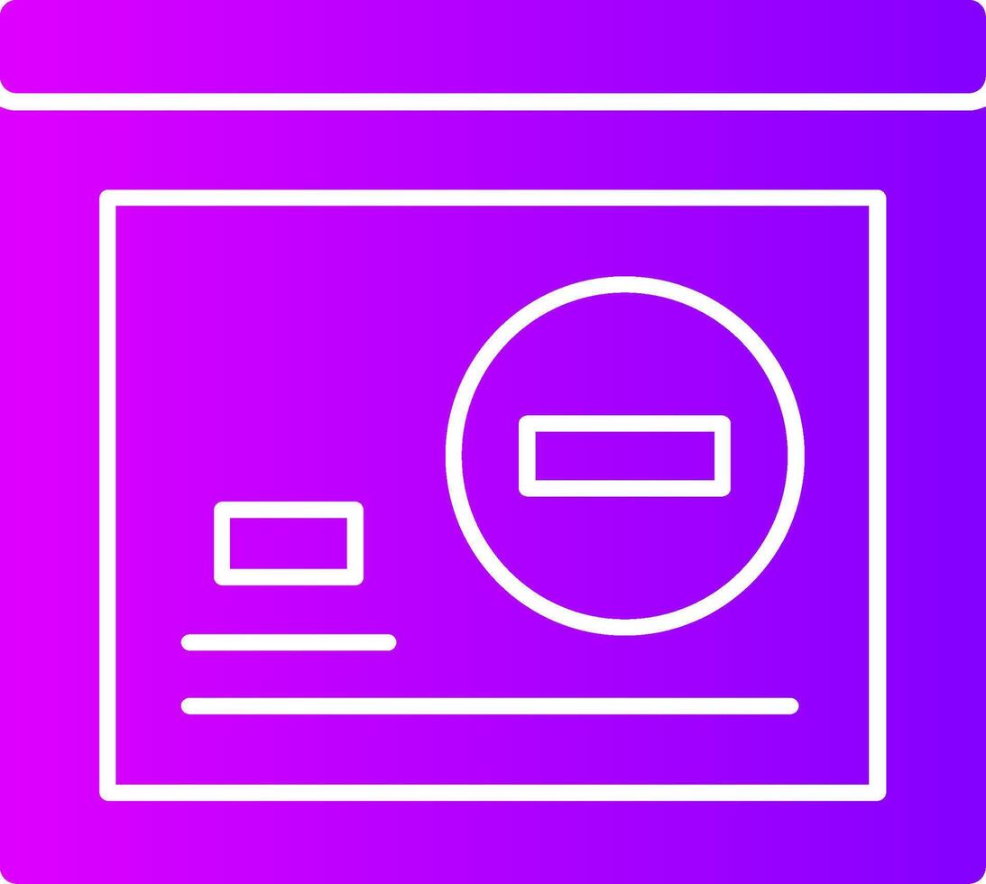 Delete Solid Multi Gradient Icon 40954109 Vector Art at Vecteezy