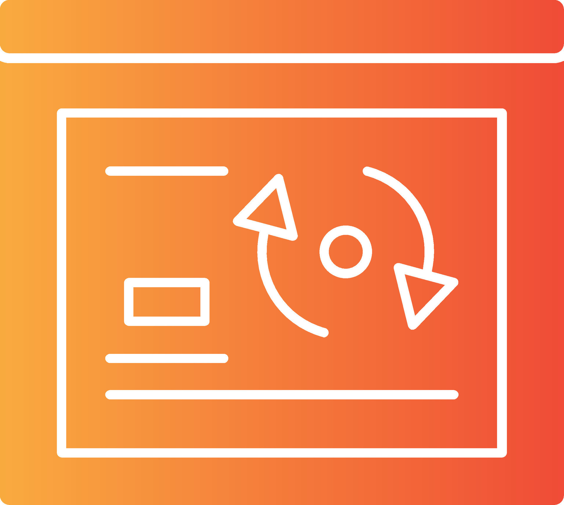 Refresh Solid Multi Gradient Icon 40954119 Vector Art at Vecteezy