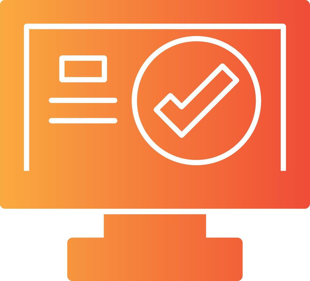 Checkmark Circle Solid Multi Gradient Icon 40954198 Vector Art at Vecteezy