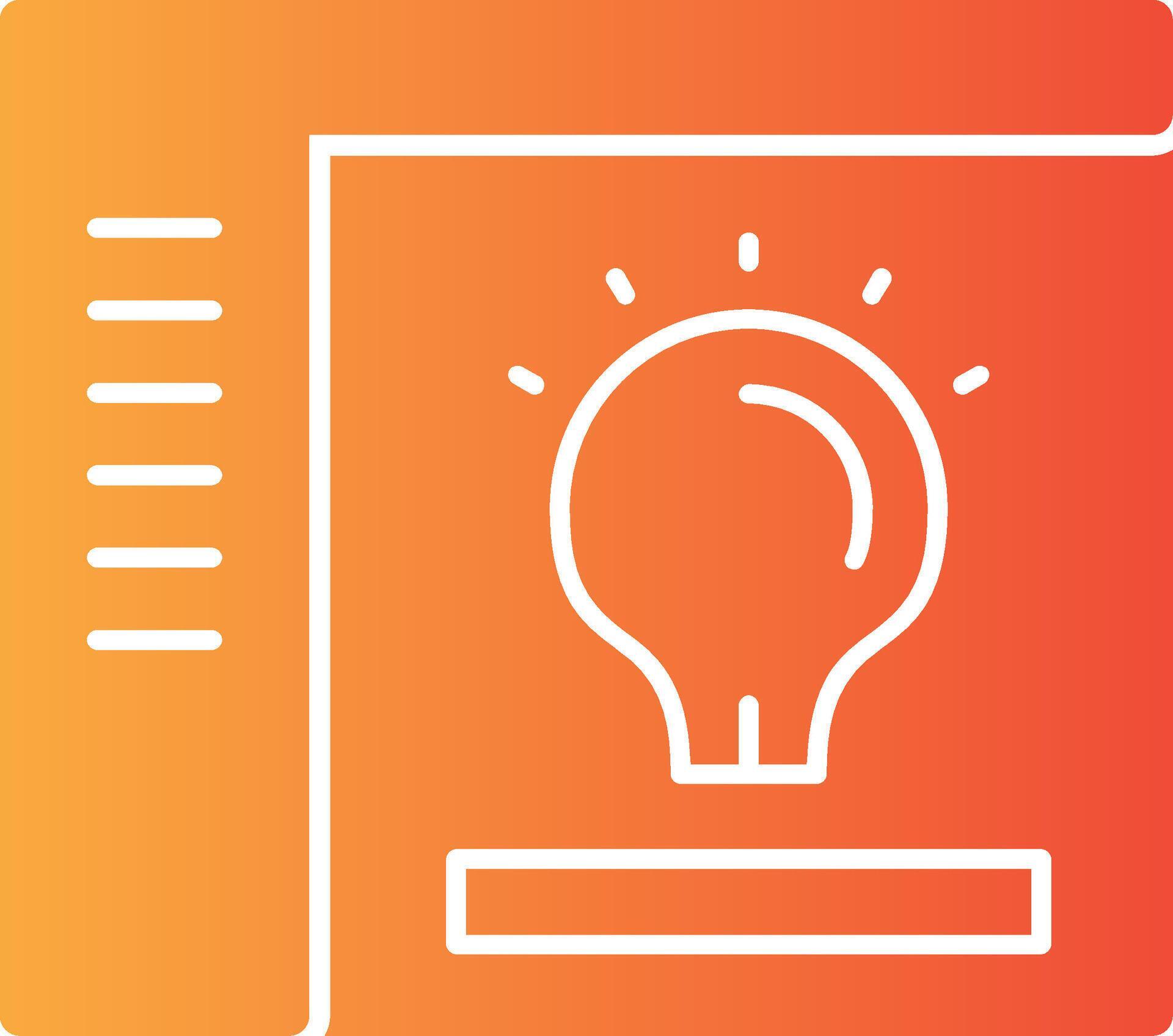 Lightbulb Solid Multi Gradient Icon 40954430 Vector Art at Vecteezy