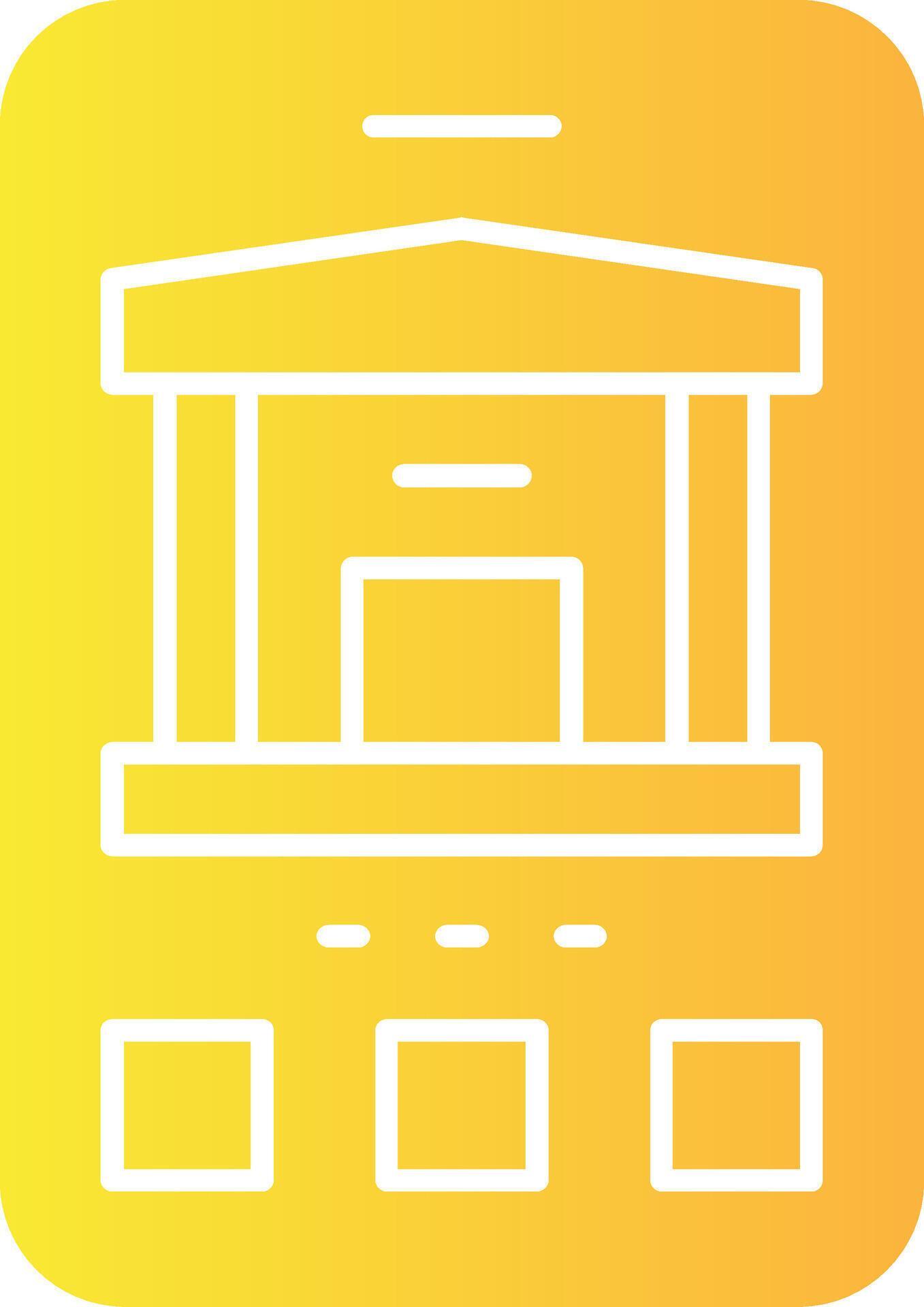 Bank Solid Multi Gradient Icon 40954658 Vector Art at Vecteezy