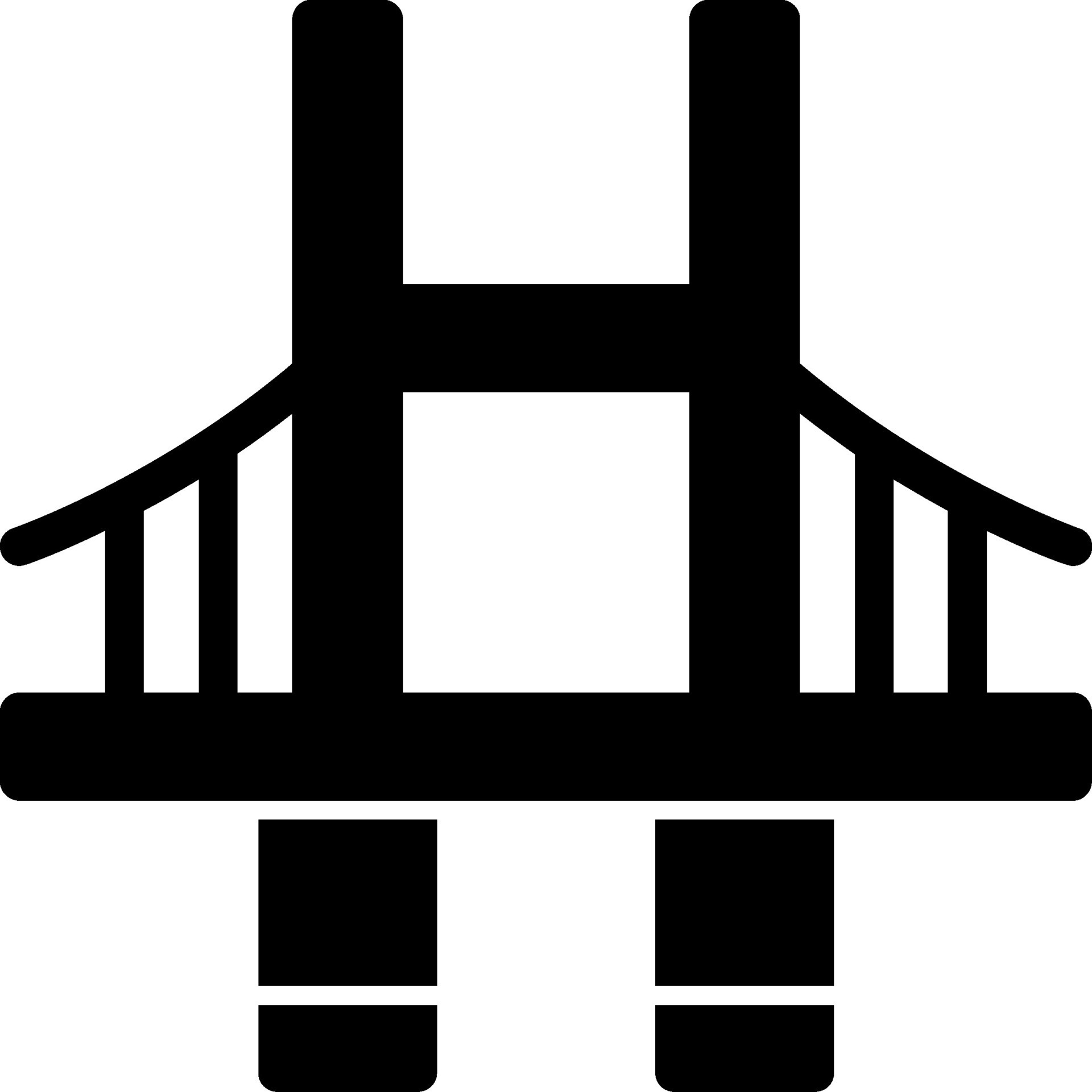 Bridge Solid Multi Gradient Icon 40955767 Vector Art At Vecteezy
