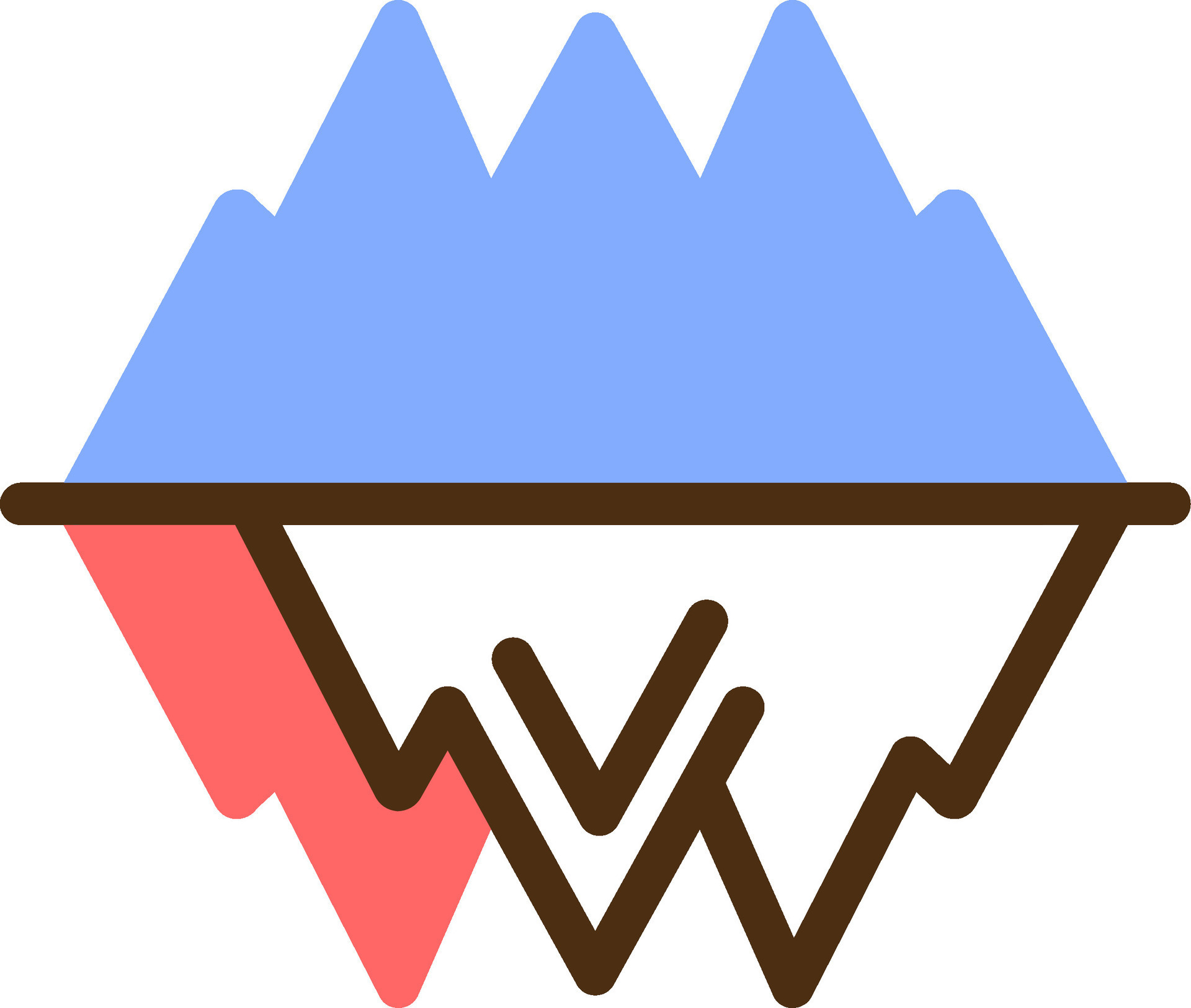 Glacier Color Filled Icon 40955855 Vector Art at Vecteezy