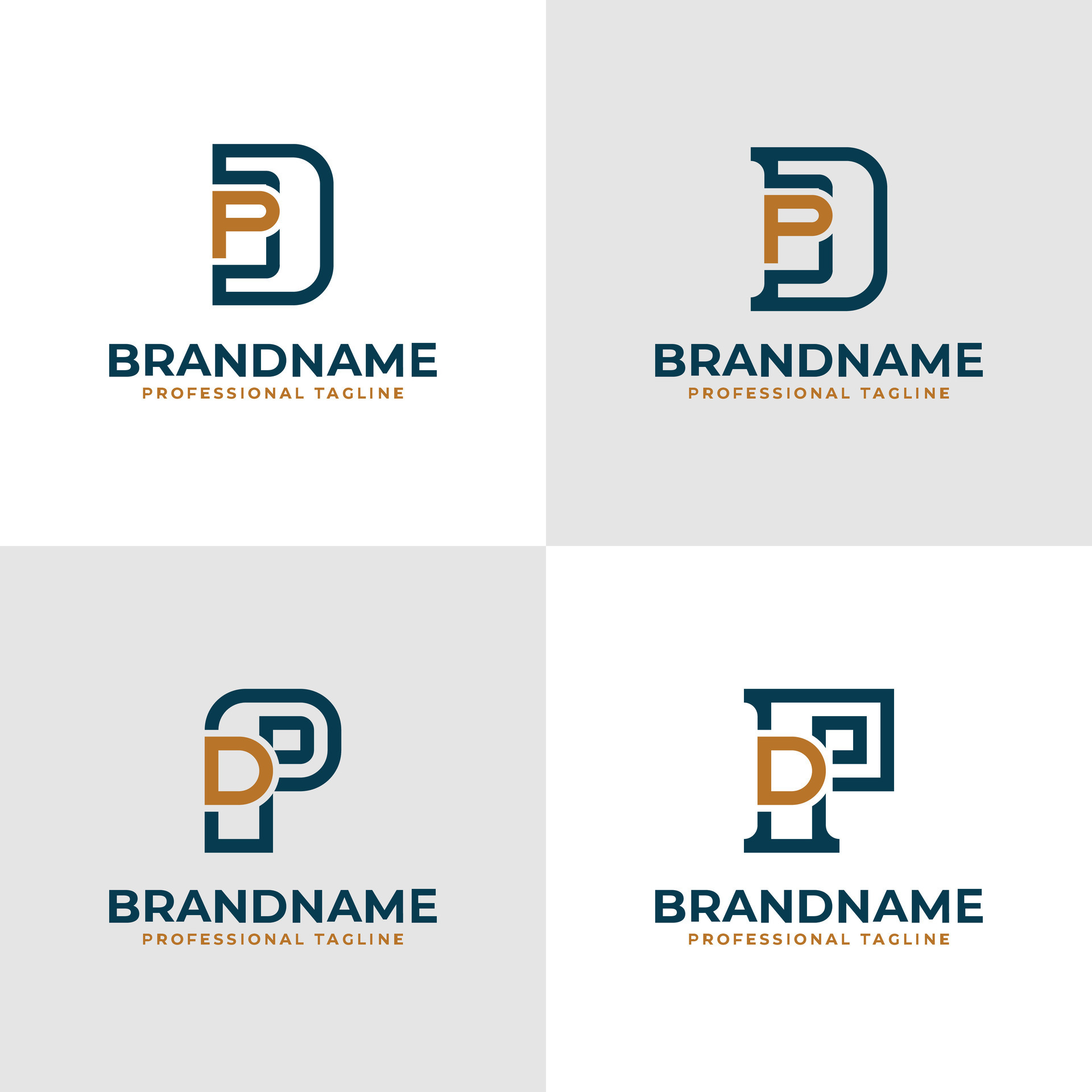 Elegant Letters Dp And Pd Monogram Logo Suitable For Business With Pd Or Dp Initials 40957387