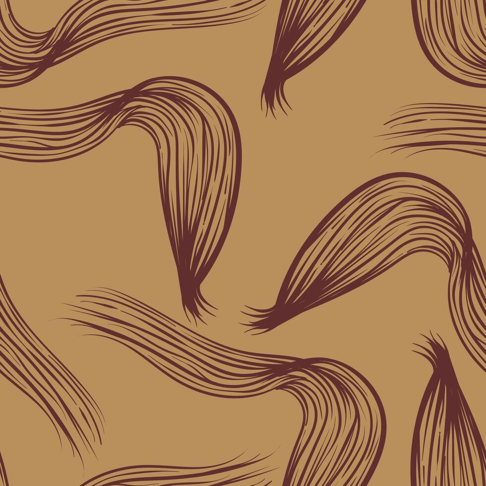 Wavy lines seamless pattern, wavy hair texture artwork background ... Wavy lines seamless pattern, wavy hair texture artwork background ...