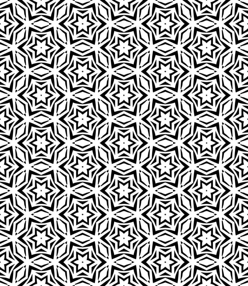 Black and white seamless abstract pattern. Background and backdrop ...