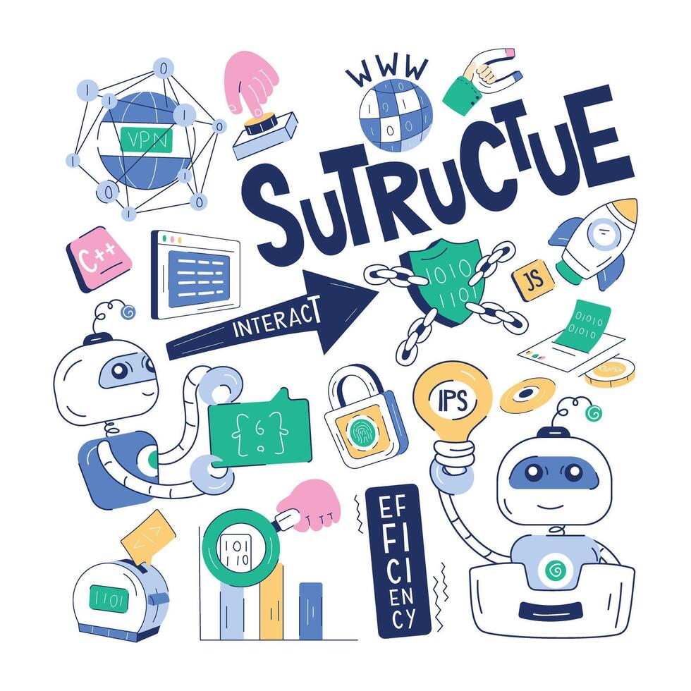 Web Programming Seamless Pattern With Coding And Development Elements