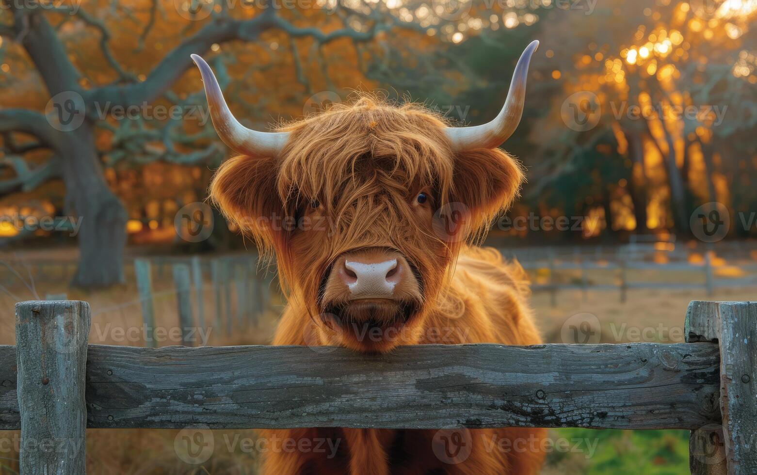 AI generated A Regal Highland Cow with Silken Fur Gazes with Interest ... AI generated A Regal Highland Cow with Silken Fur Gazes with Interest ...