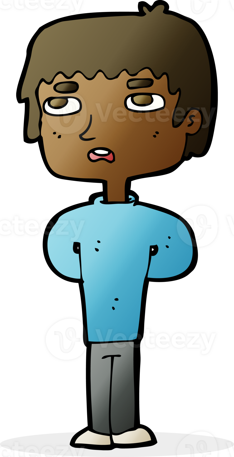 cartoon unhappy man 41007666 PNG