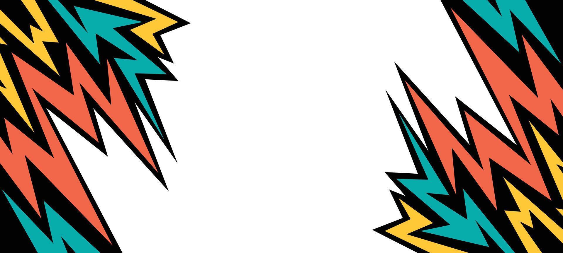 Abstract Background Lightning And Arrow Line Pattern With Some Copy Space Area 41011450 Vector