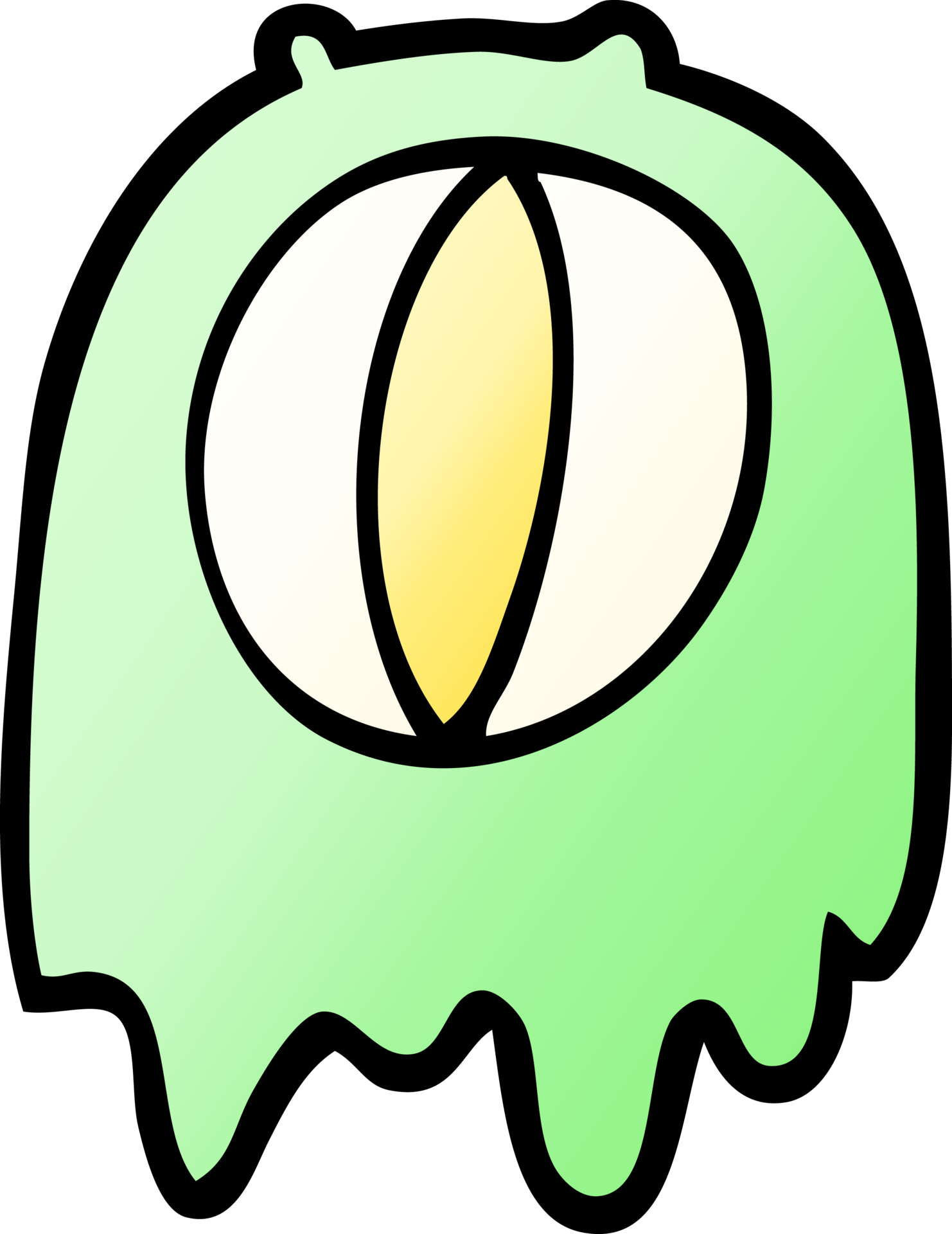 Gradient Illustration Cartoon Spooky Ghost 41018575 Png