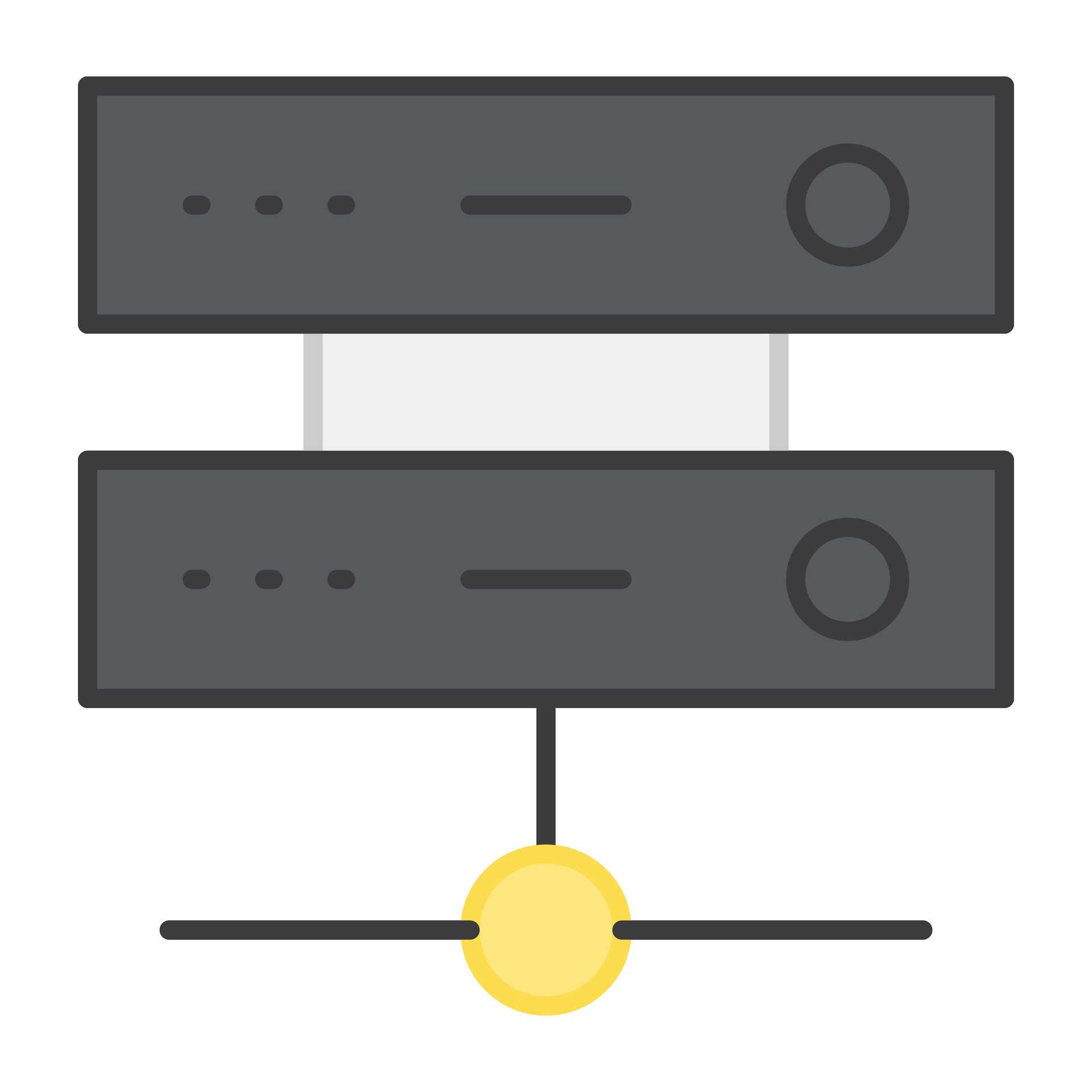 An icon design of network server 41018721 Vector Art at Vecteezy