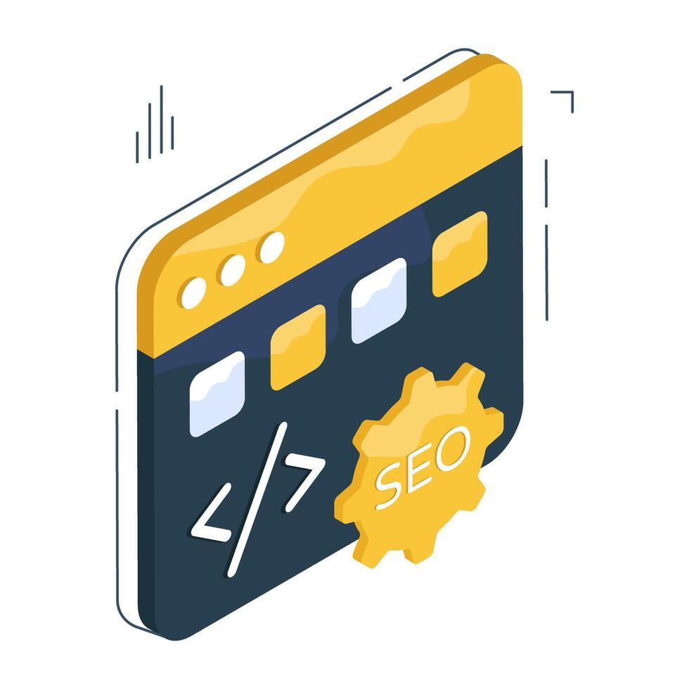 Unique design icon of web coding 41023512 Vector Art at Vecteezy