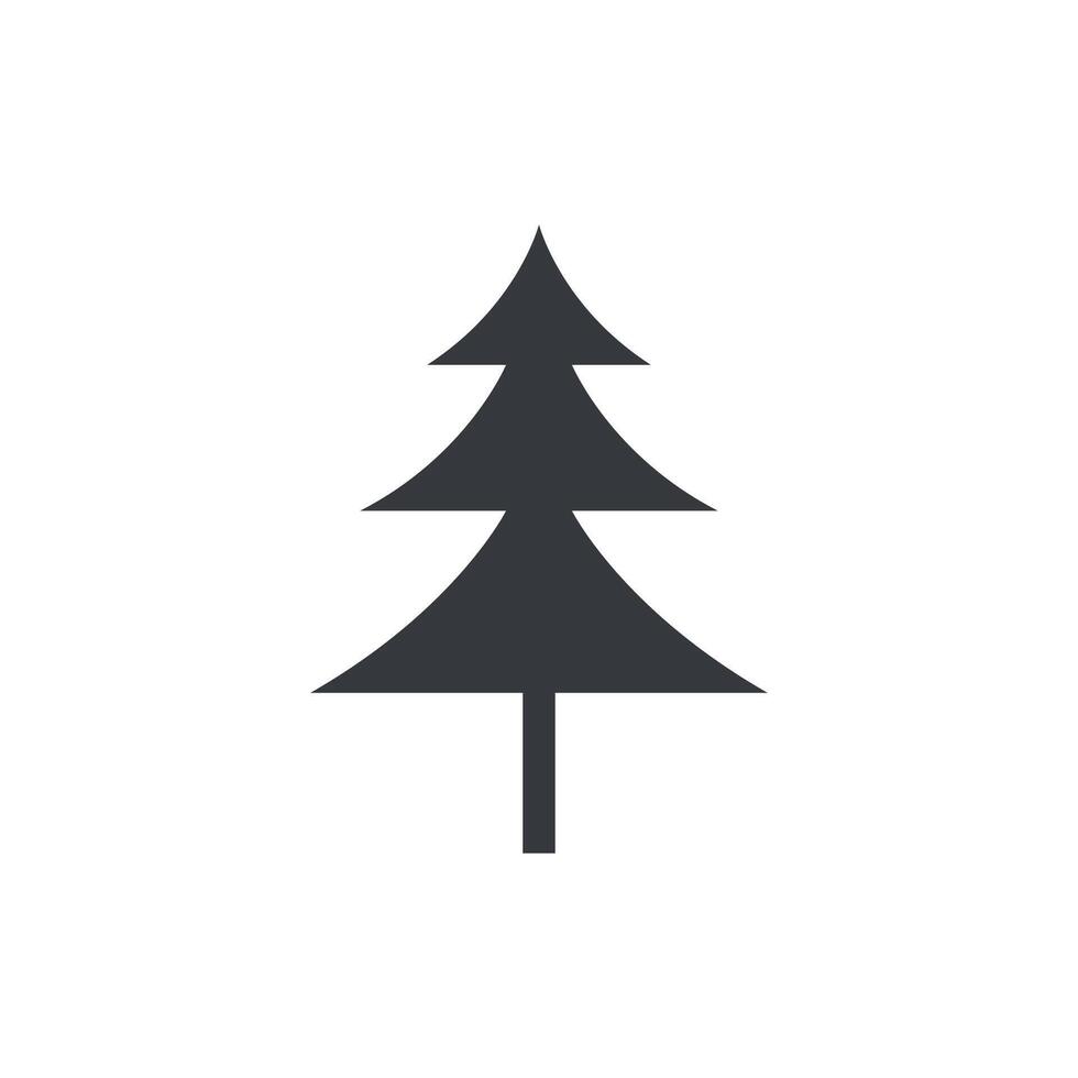 Tree Icon vector art isolated on white background 41032904 Vector Art ...