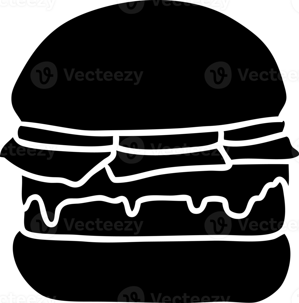 line drawing of a stacked burger solid black icon 41036647 PNG line drawing of a stacked burger solid black icon 41036647 PNG