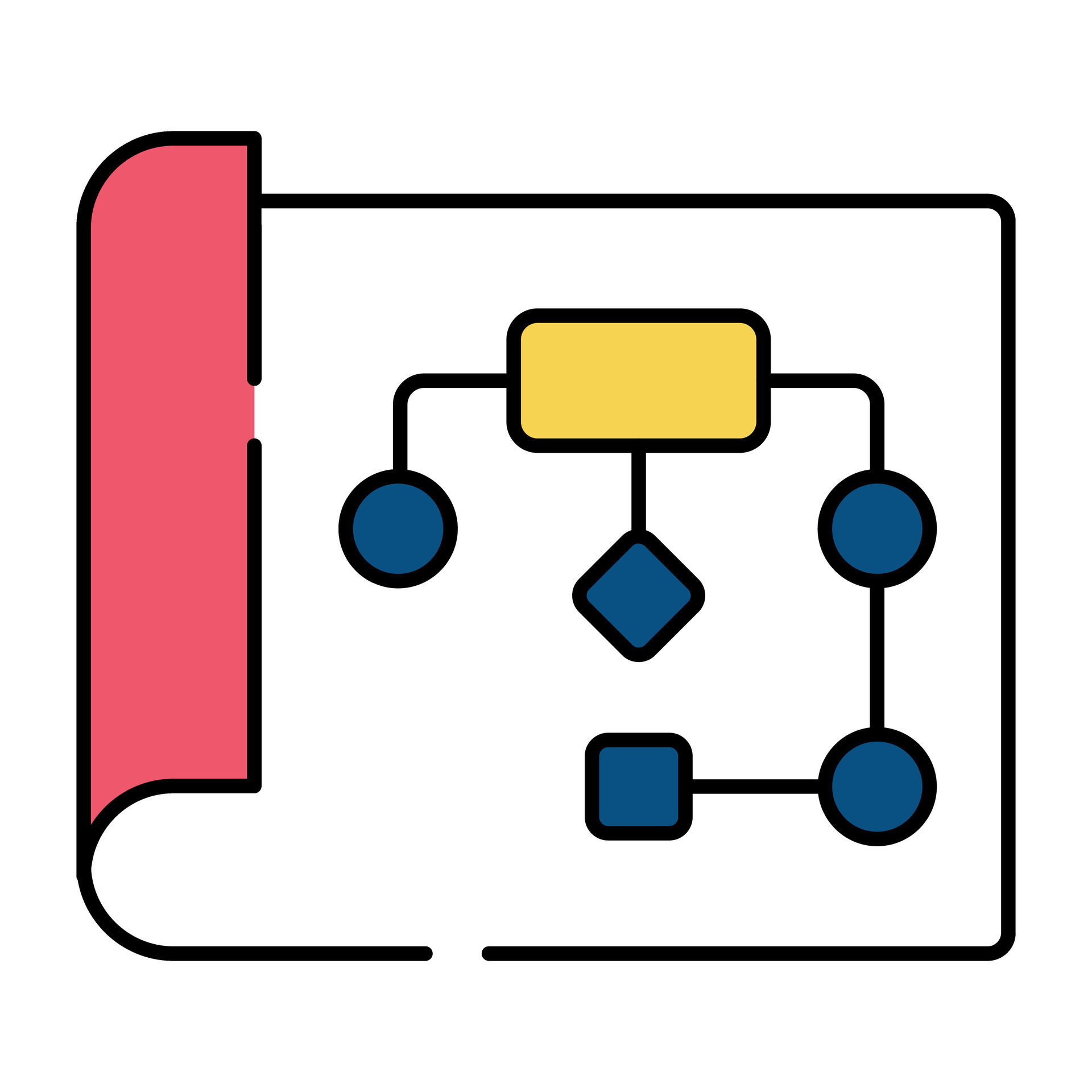 A trendy vector design of algorithm 41038198 Vector Art at Vecteezy