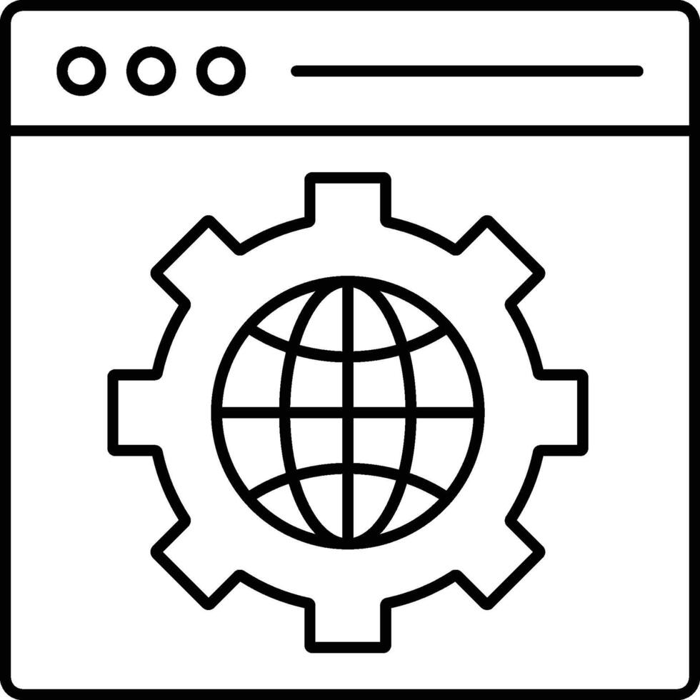 Browser Setting Vector 41038399 Vector Art At Vecteezy