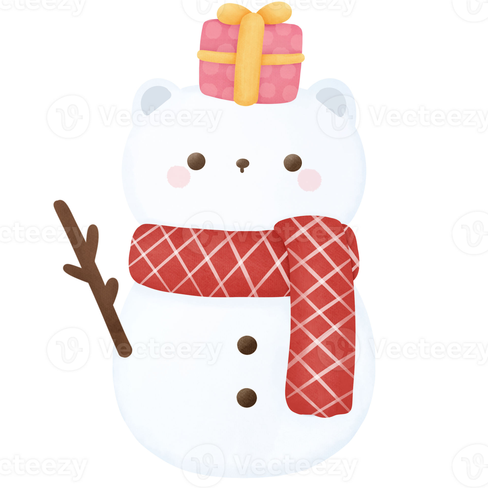 Watercolor snowman,Christmas Christmas gift 41054529 PNG