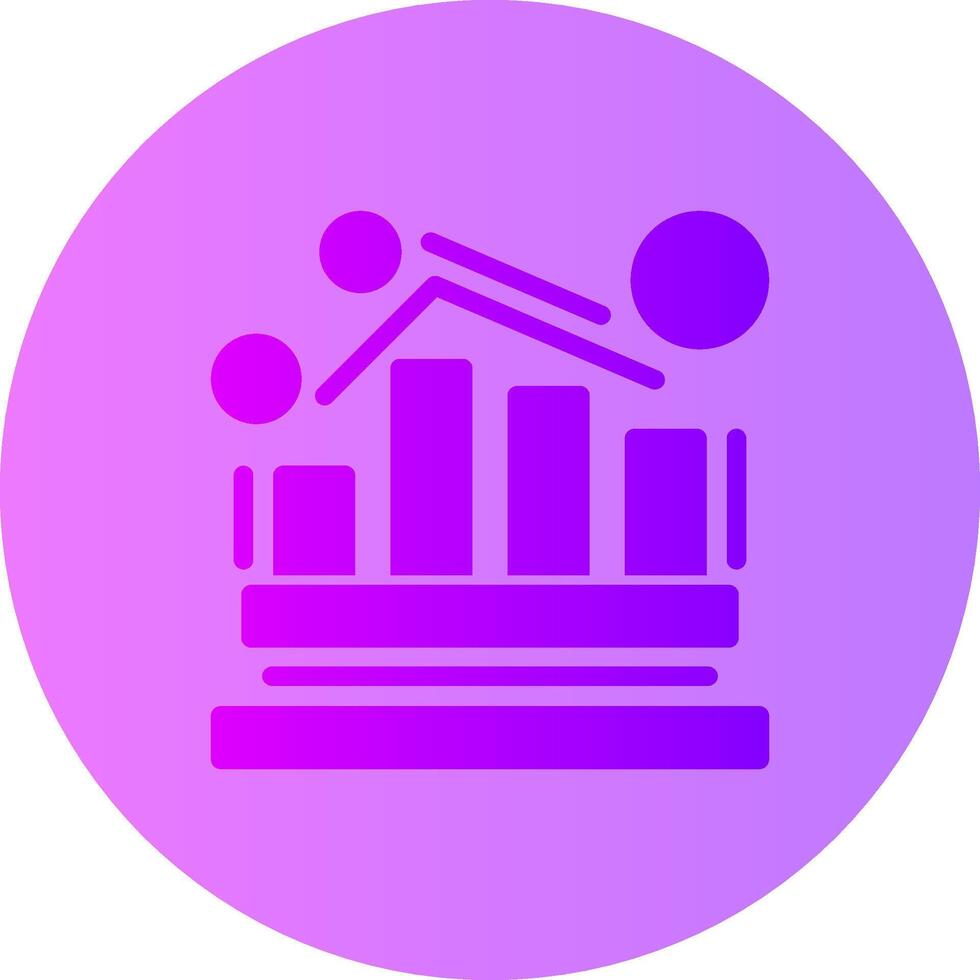 Analytics Gradient Circle Icon 41058154 Vector Art at Vecteezy