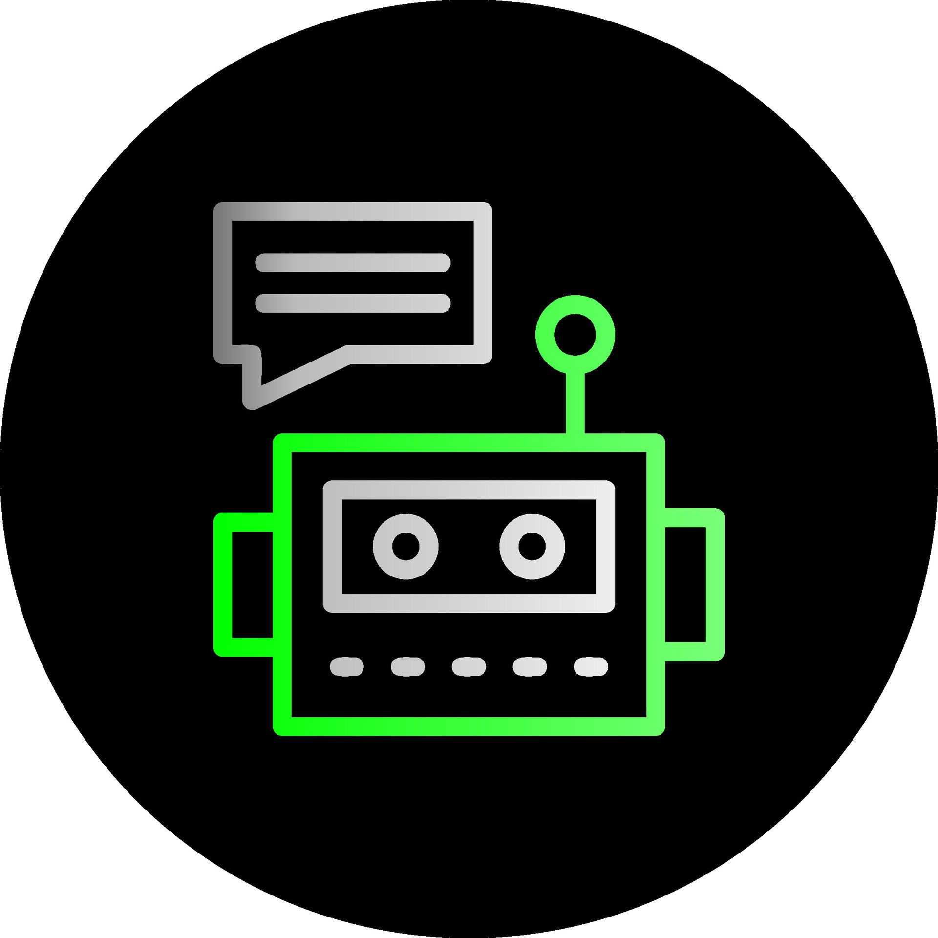 Chatbot Dual Gradient Circle Icon 41058290 Vector Art at Vecteezy Chatbot Dual Gradient Circle Icon 41058290 Vector Art at Vecteezy