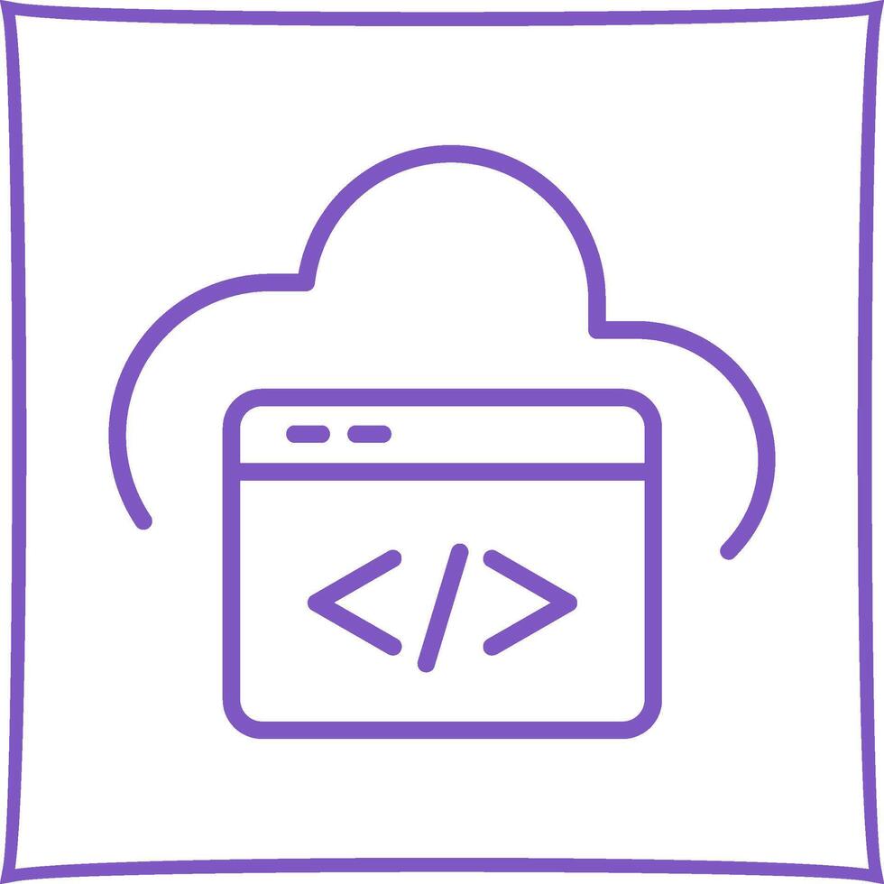 Cloud Coding Vector Icon 41072546 Vector Art at Vecteezy