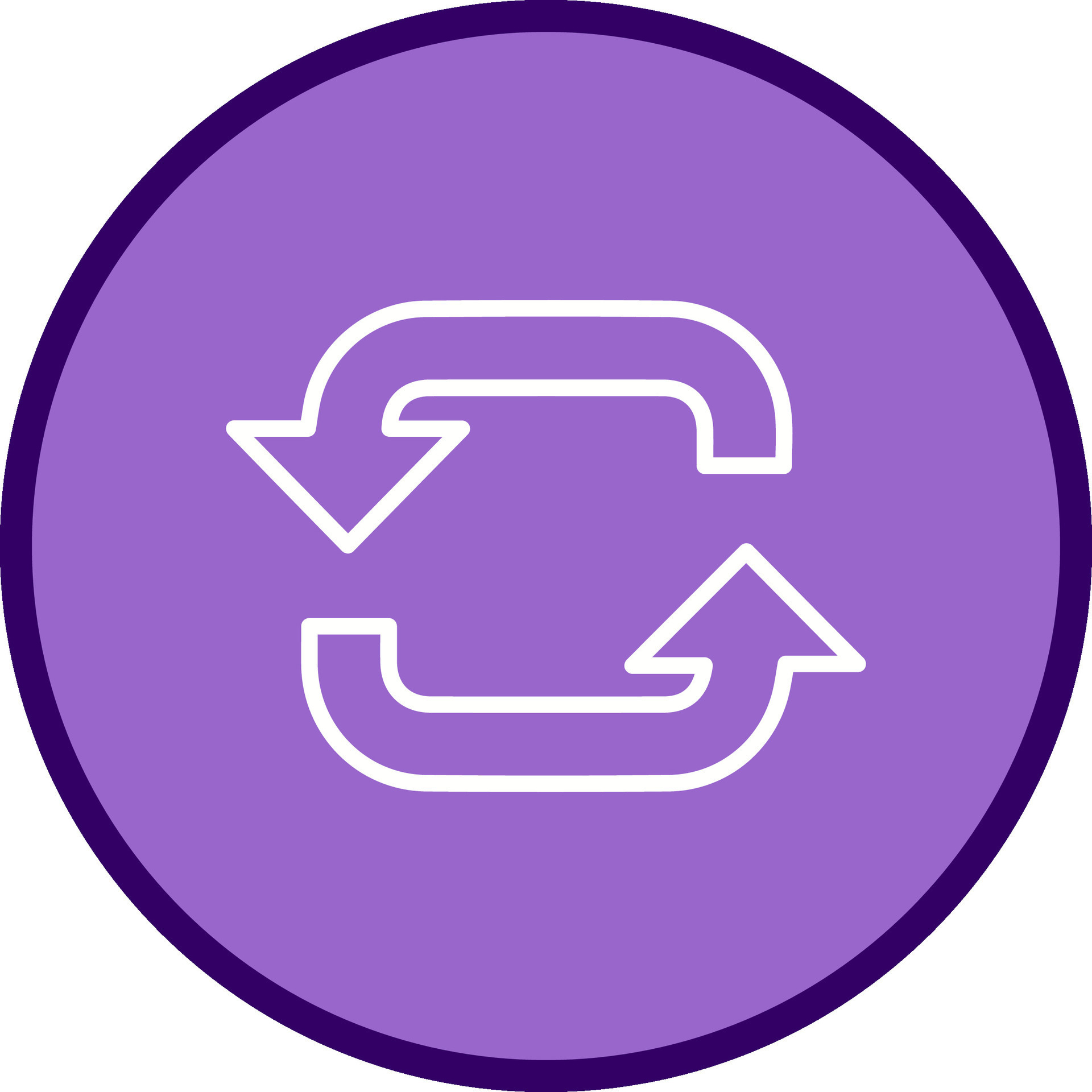 Loop Vector Icon 41076509 Vector Art at Vecteezy