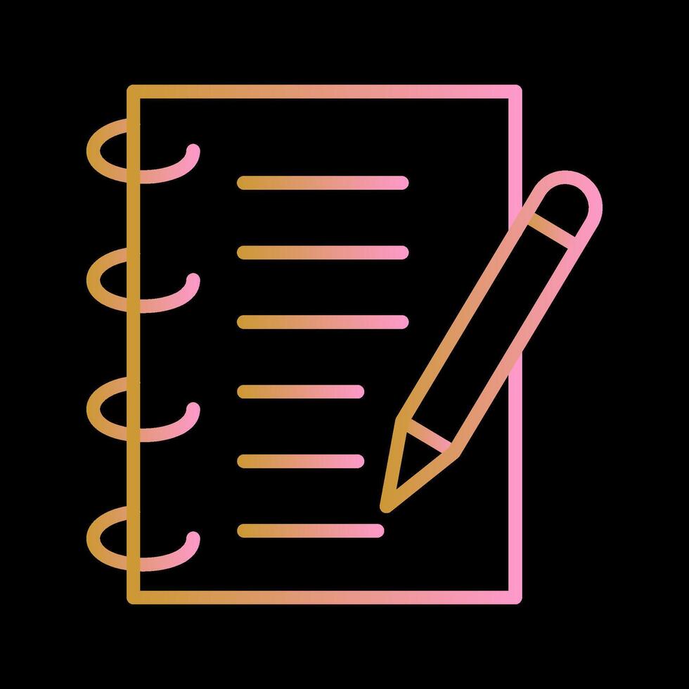 Spring Notebook Vector Icon 41086481 Vector Art at Vecteezy