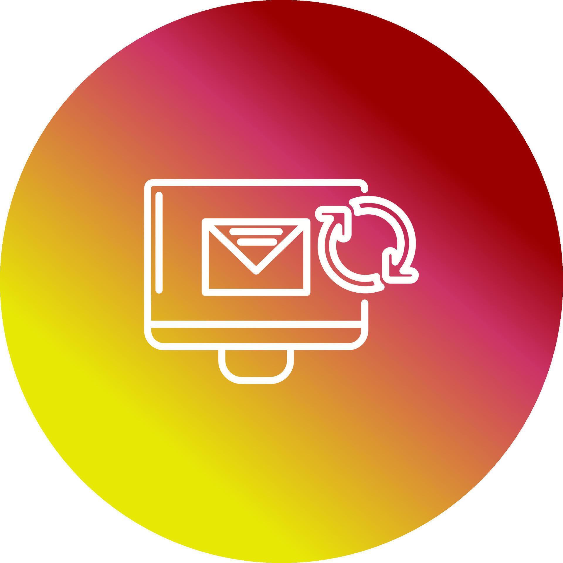 Refresh Mail Vector Icon 41093499 Vector Art at Vecteezy