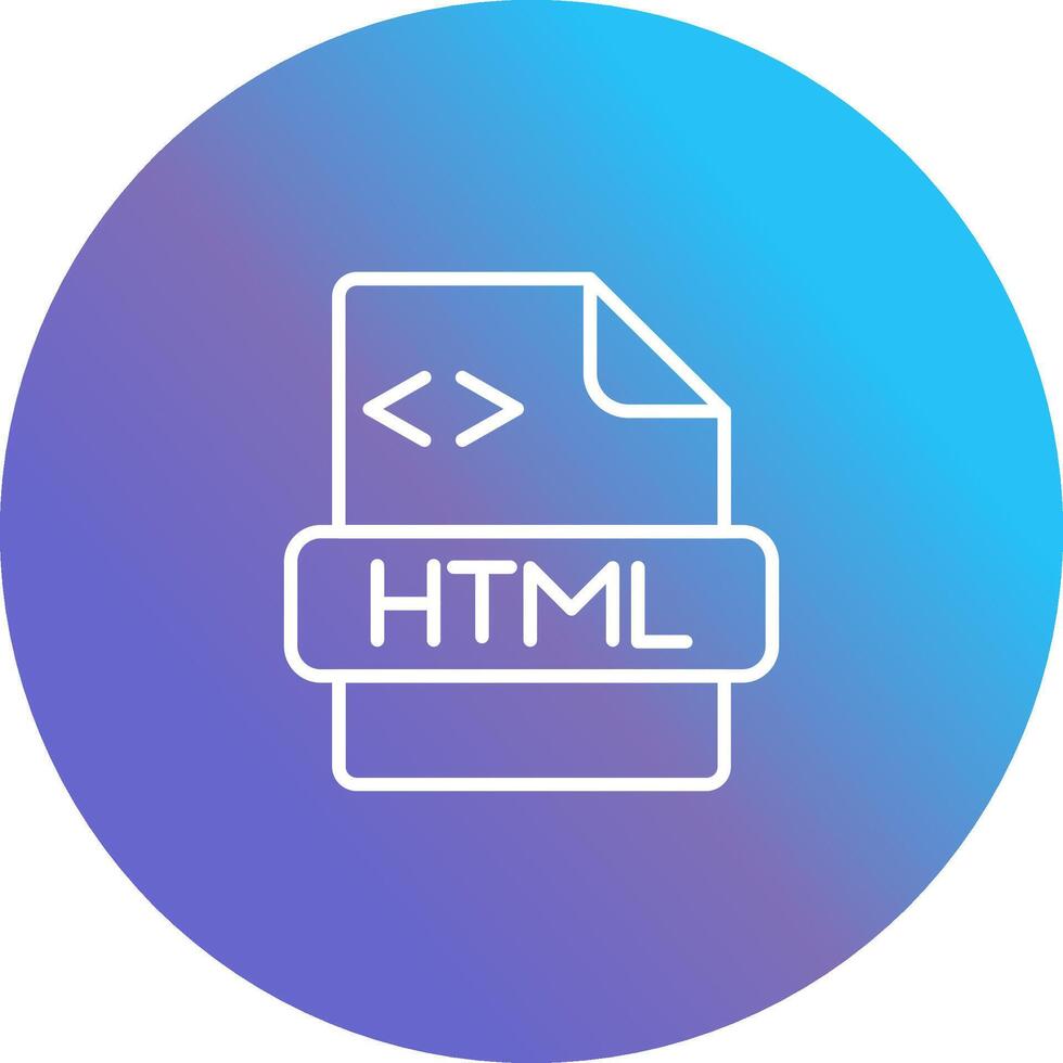 HTML Vector Icon 41096715 Vector Art at Vecteezy