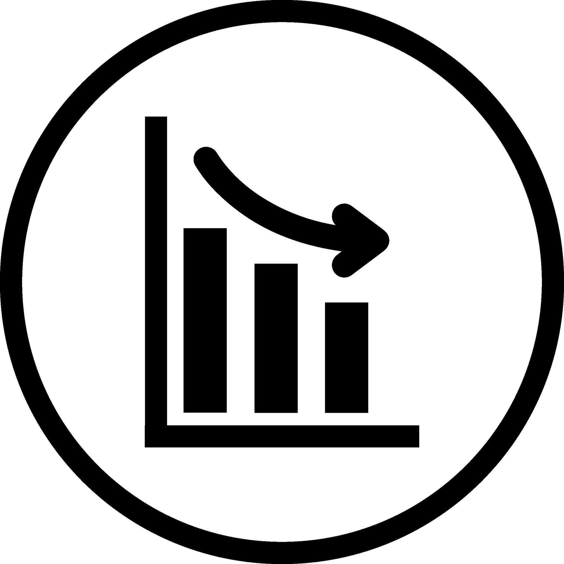 Decrease Vector Icon 41101371 Vector Art at Vecteezy