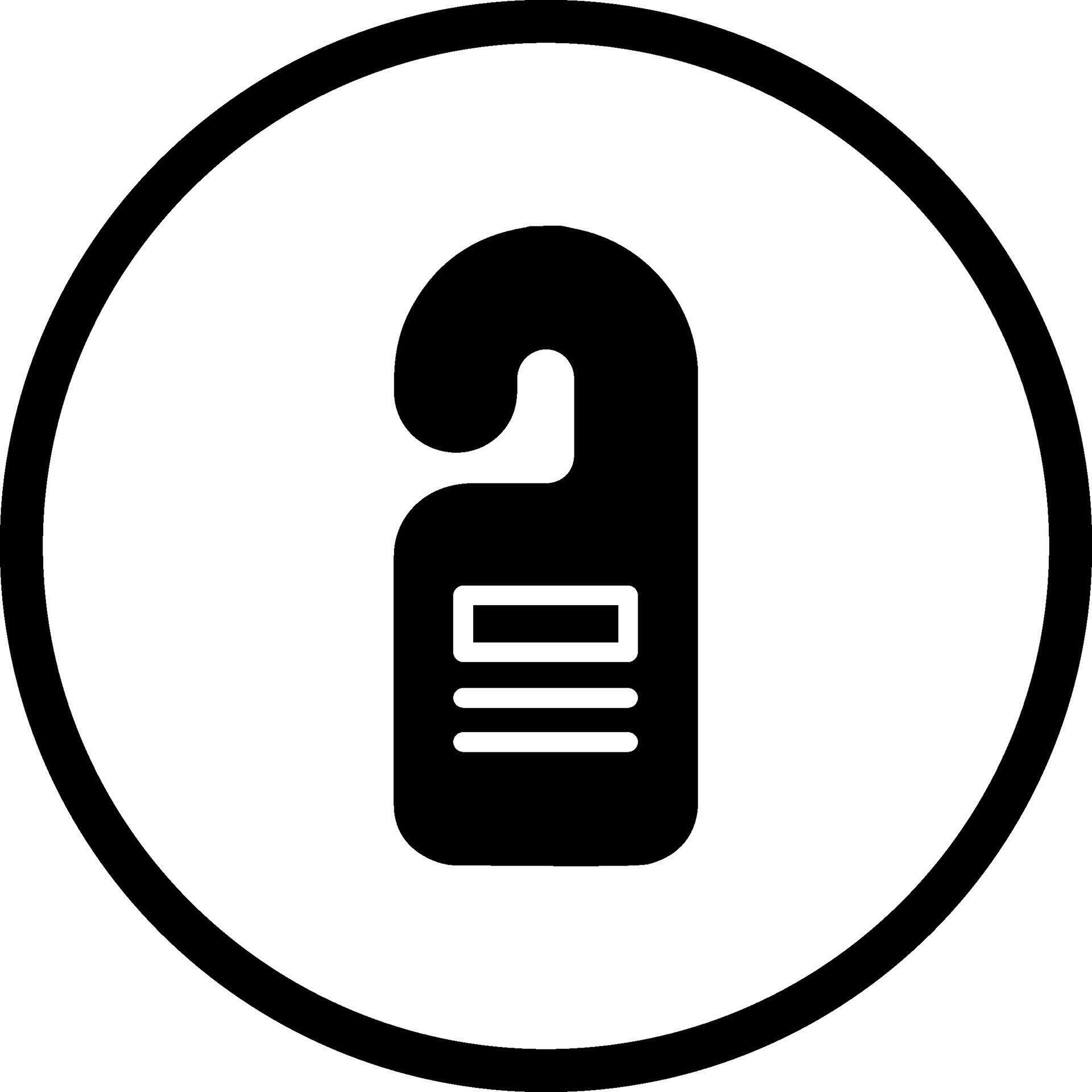 Door Hanger Vector Icon 41101856 Vector Art At Vecteezy